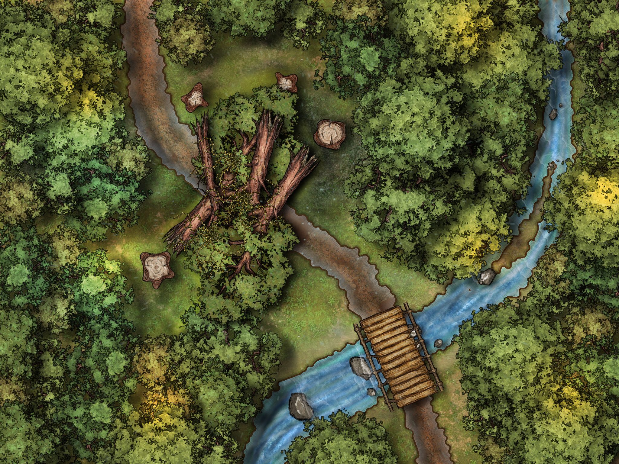 Forrestmap2 | Inkarnate - Create Fantasy Maps Online