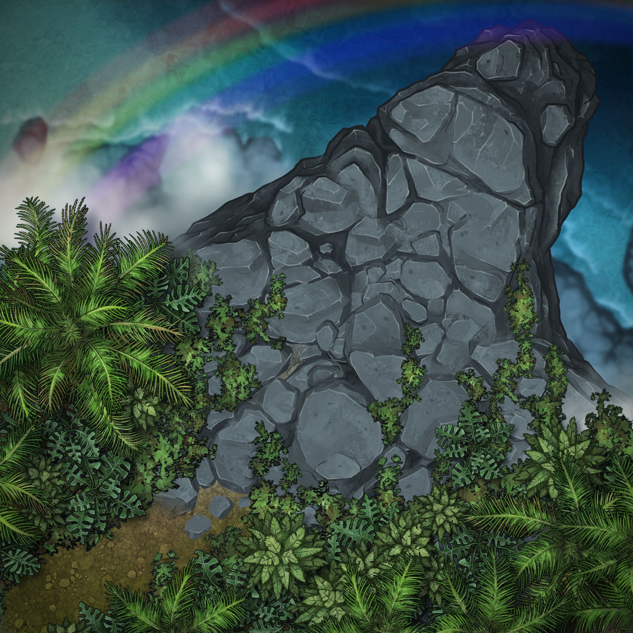 The Cliff of Kaliste, Tropical Goddess of the Tradewinds | Inkarnate ...