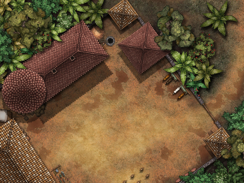 Burning Town | Inkarnate - Create Fantasy Maps Online