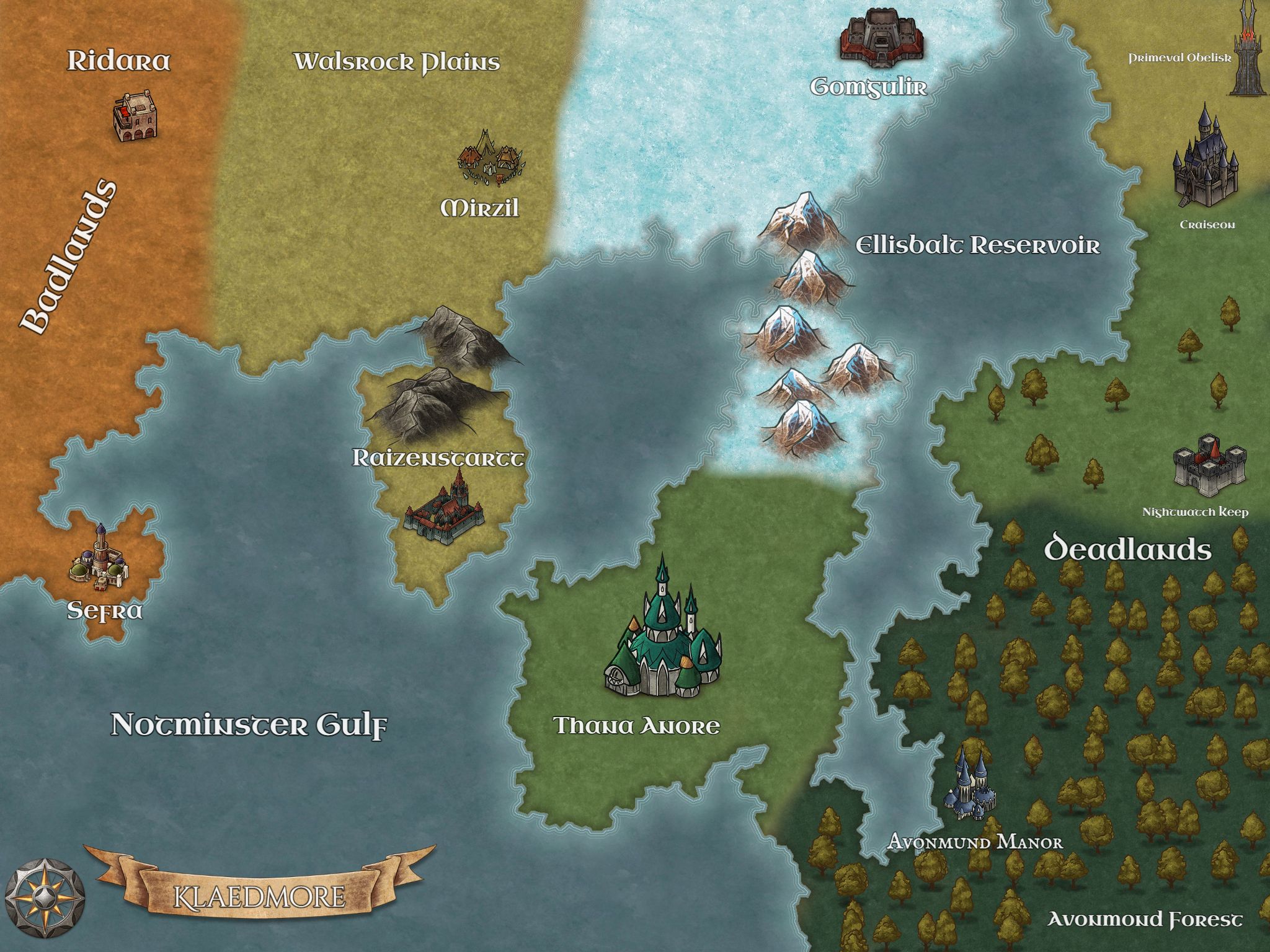 Klaedmore Full | Inkarnate - Create Fantasy Maps Online