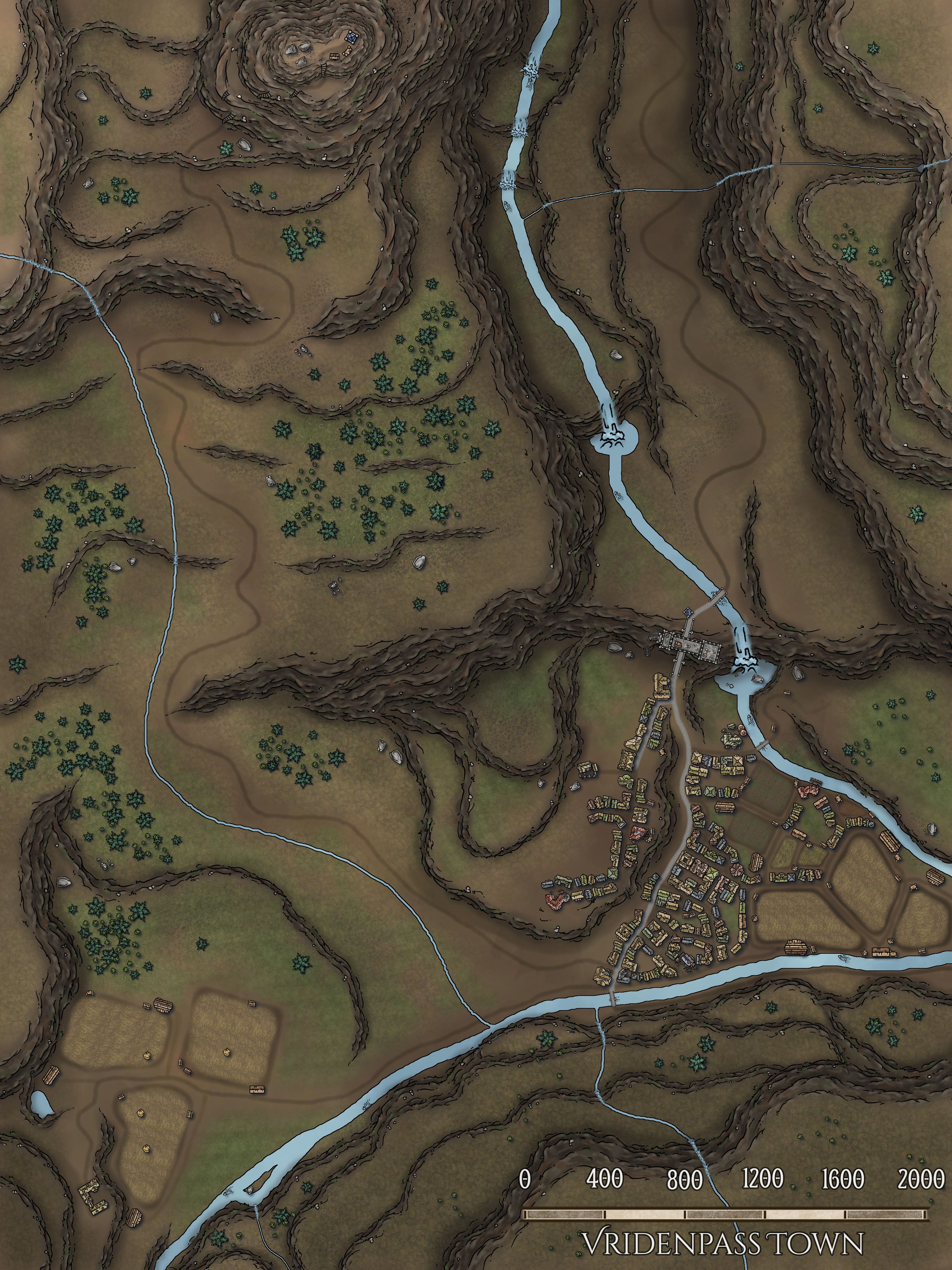 Vridenpass Town | Inkarnate - Create Fantasy Maps Online