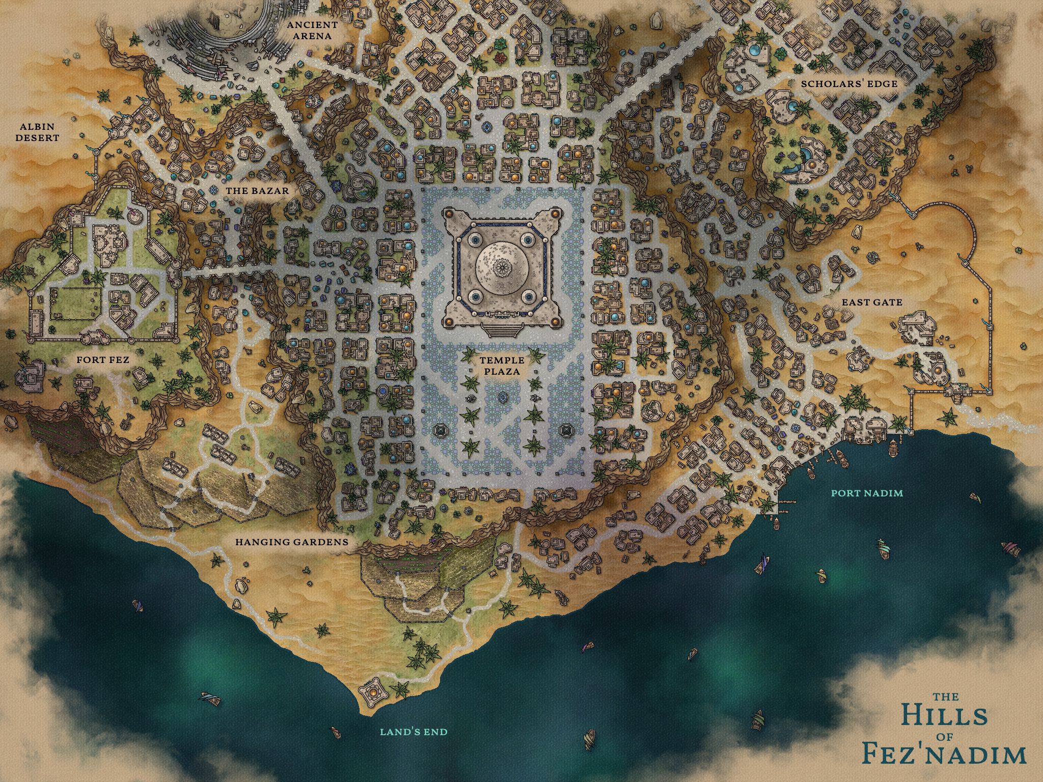 Fez'Nadim | Inkarnate - Create Fantasy Maps Online