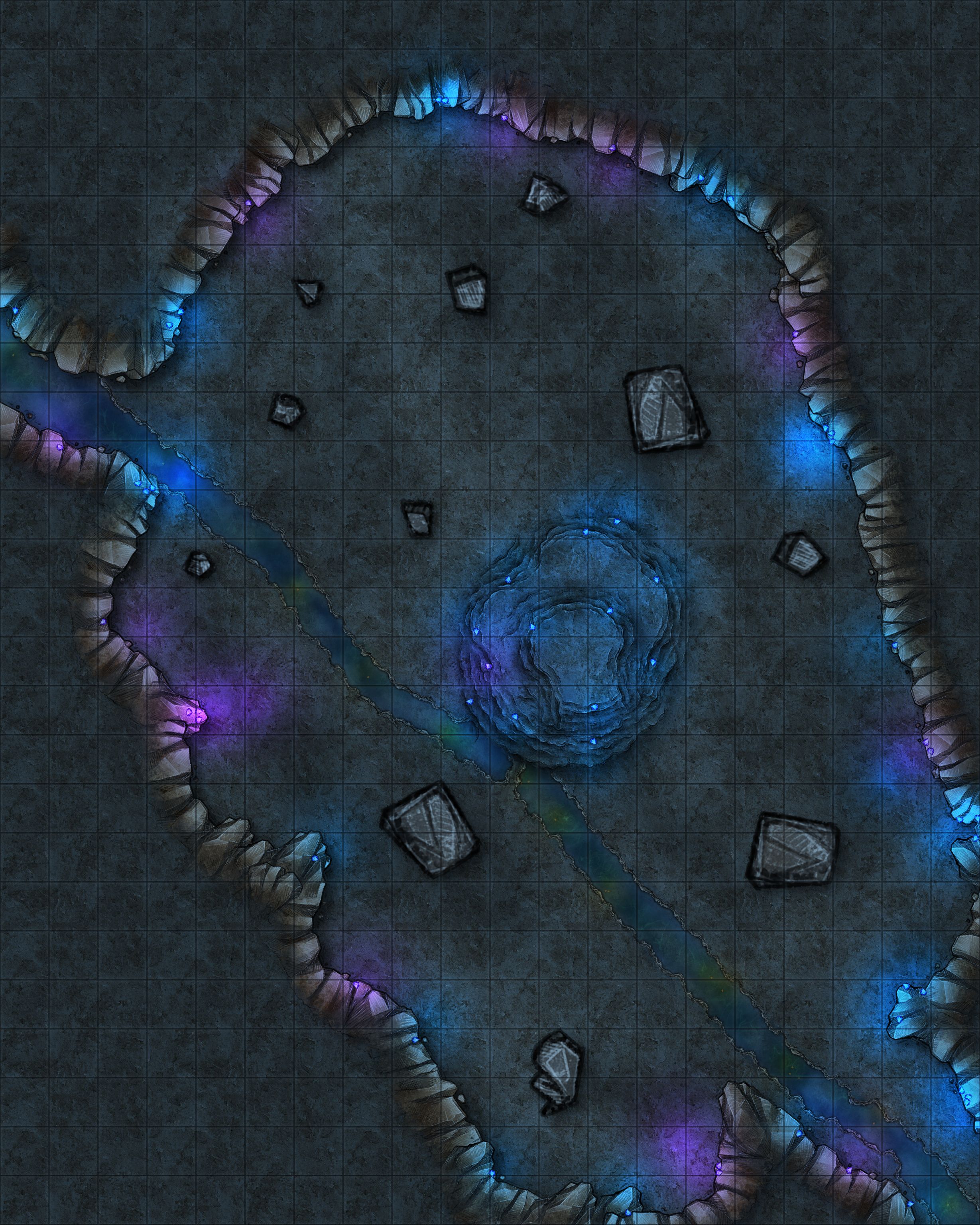 Deep Cavern | Inkarnate - Create Fantasy Maps Online