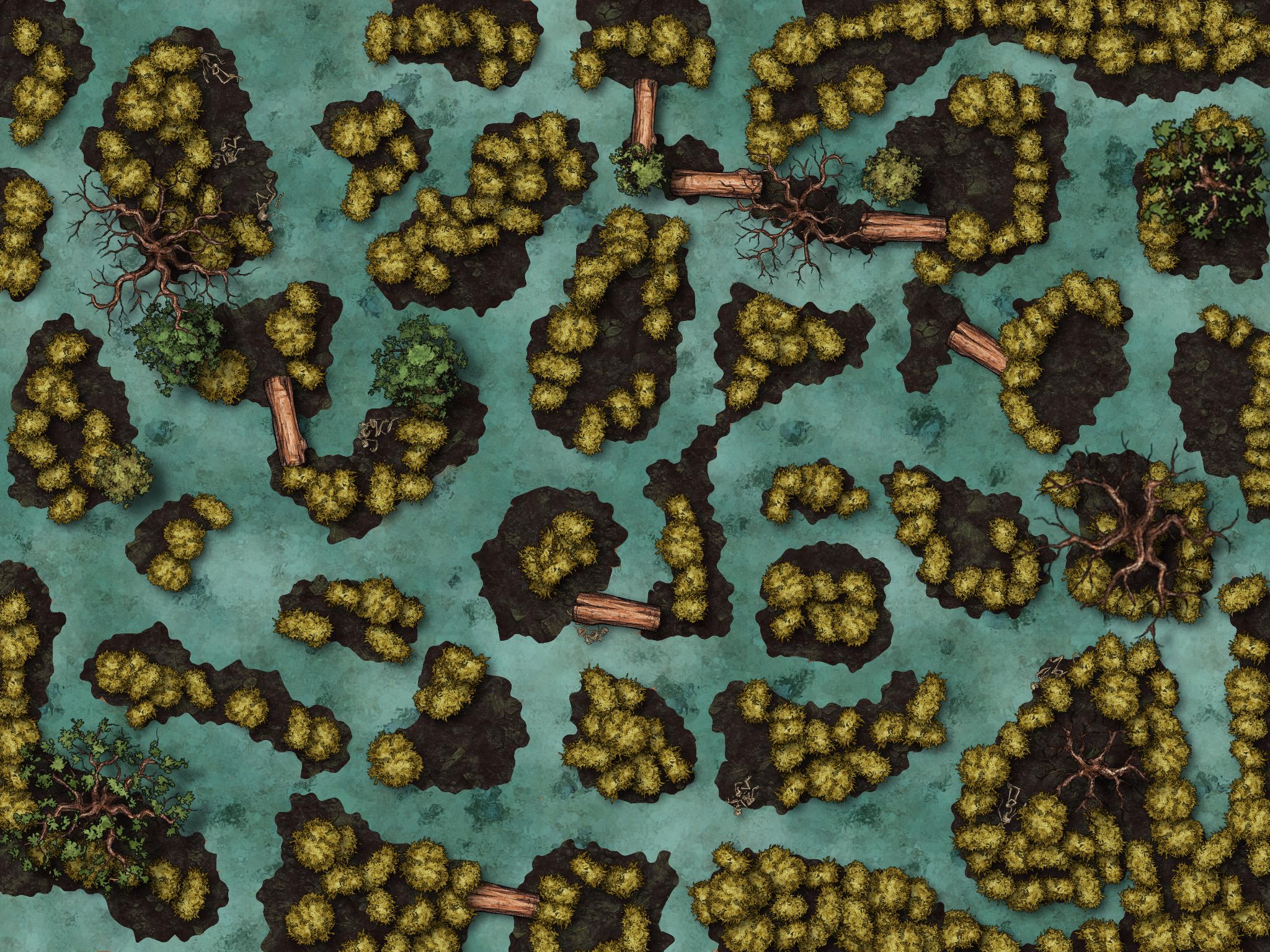 Toad-kin swamp | Inkarnate - Create Fantasy Maps Online