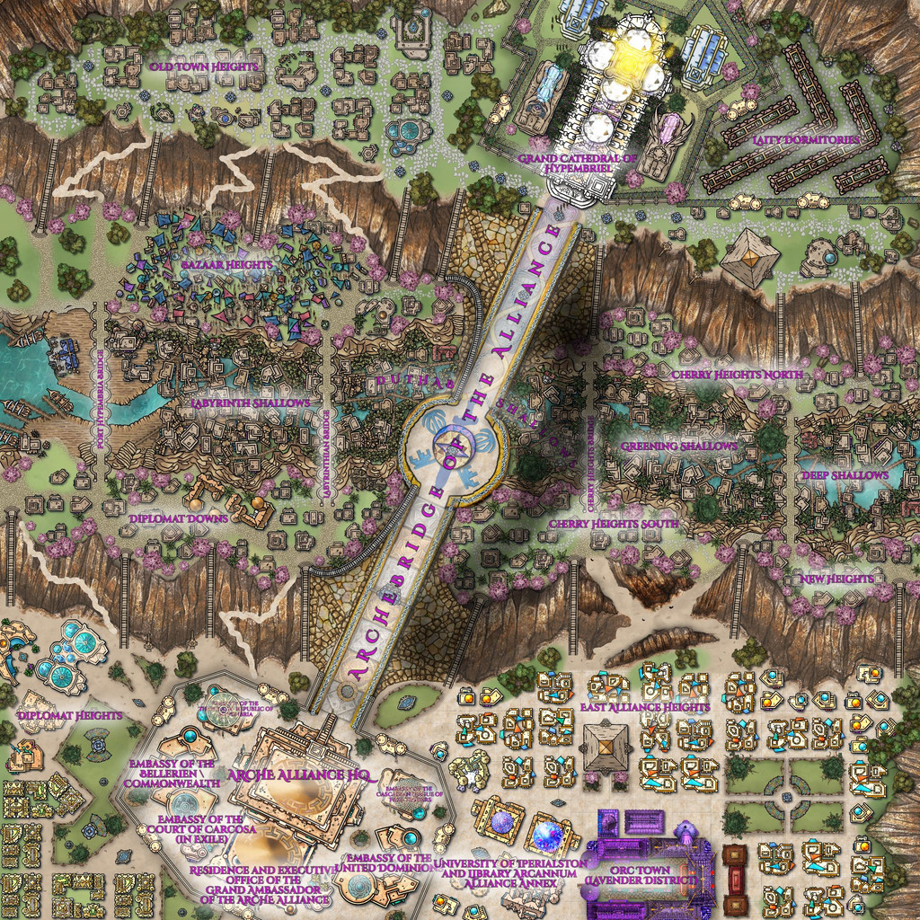 Holy City of Alliance | Inkarnate - Create Fantasy Maps Online