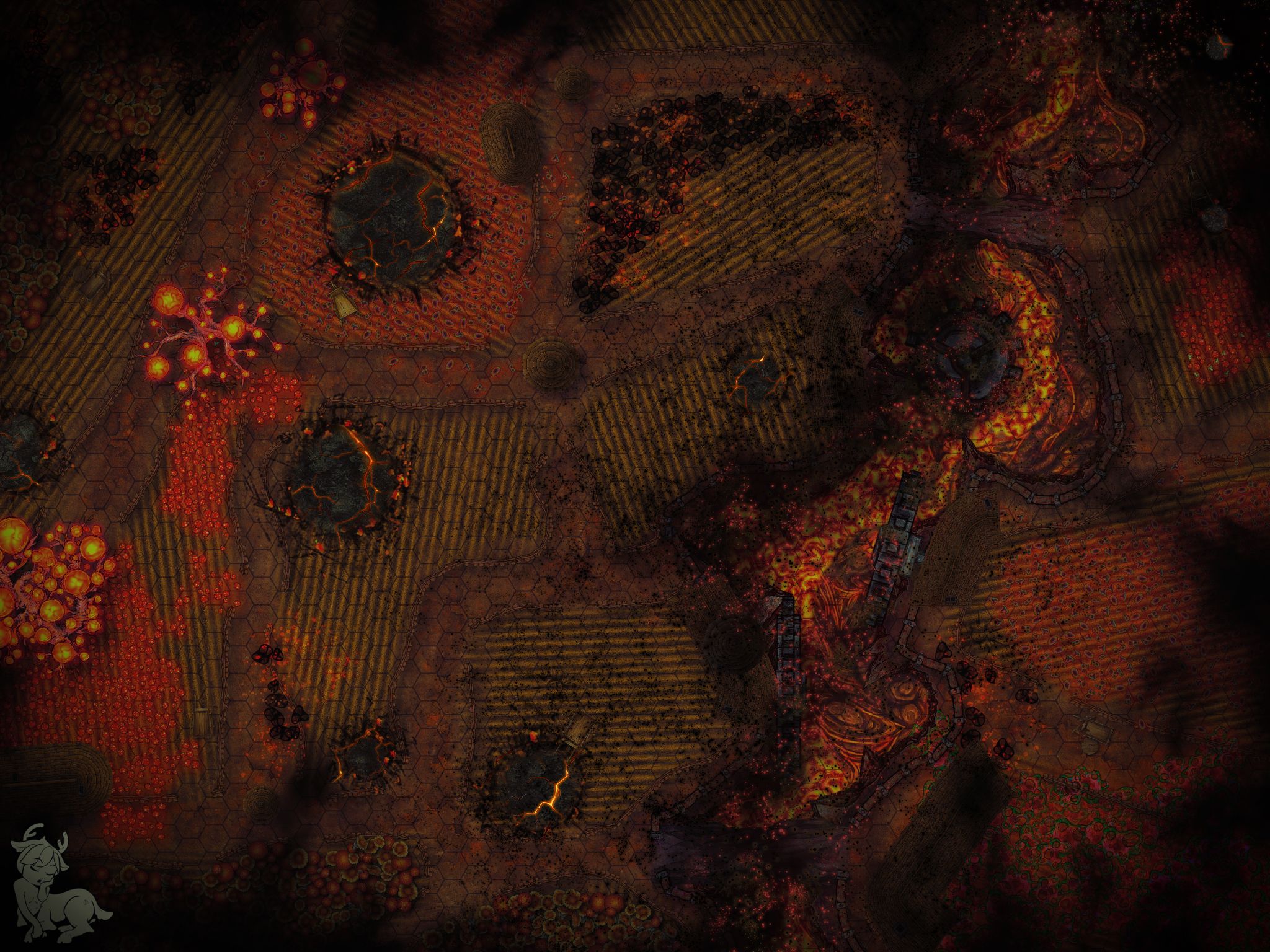 Scorched Farmland | Inkarnate - Create Fantasy Maps Online