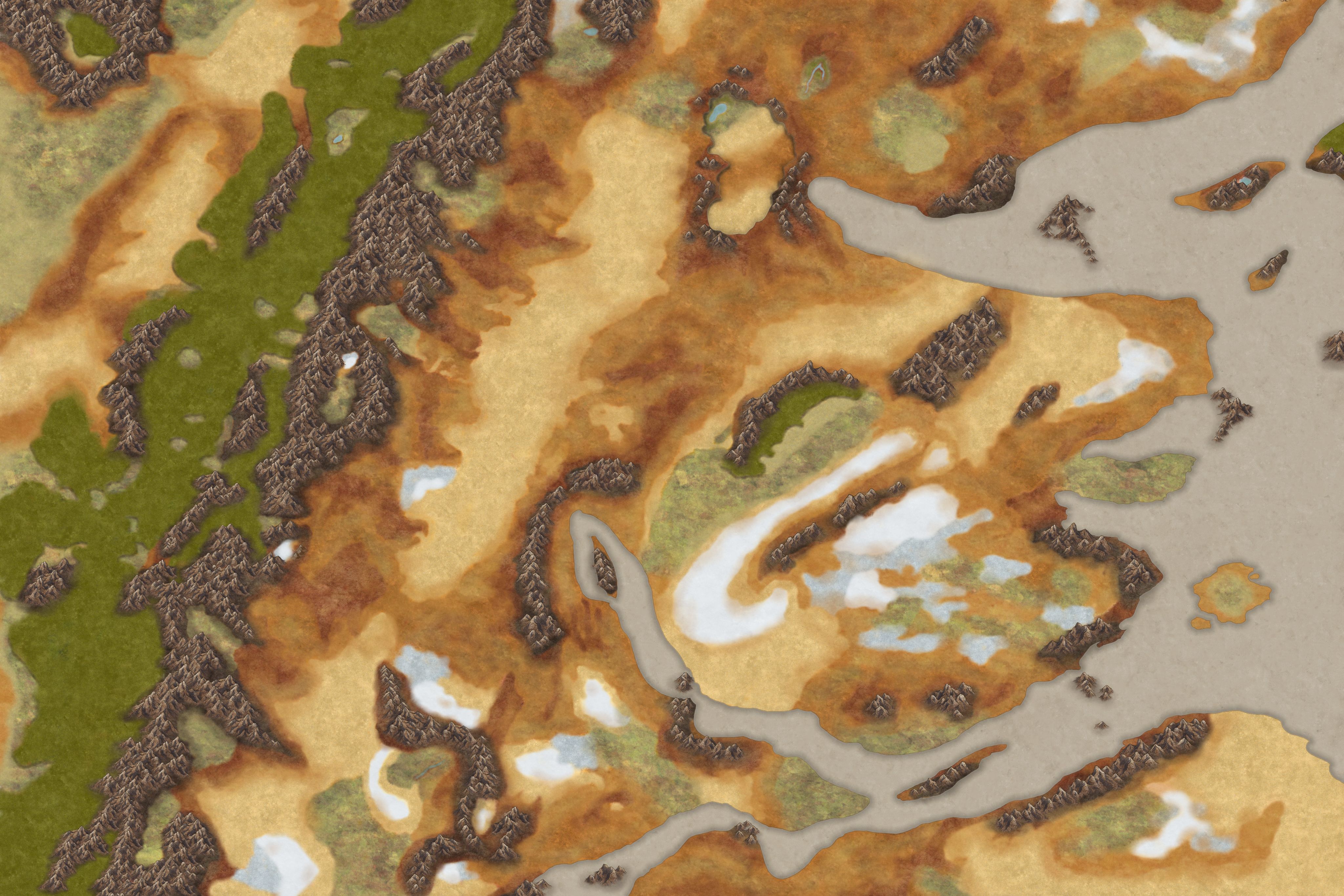 Athas Unmarked | Inkarnate - Create Fantasy Maps Online