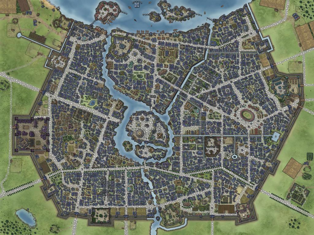 City of Knights | Inkarnate - Create Fantasy Maps Online