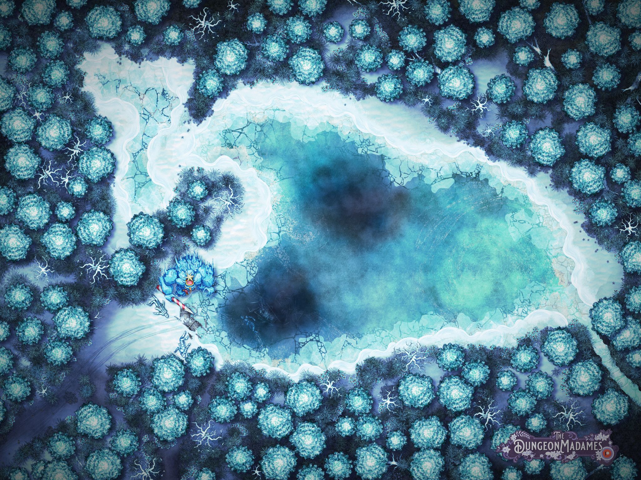 Christmas sled race Terminator | Inkarnate - Create Fantasy Maps Online