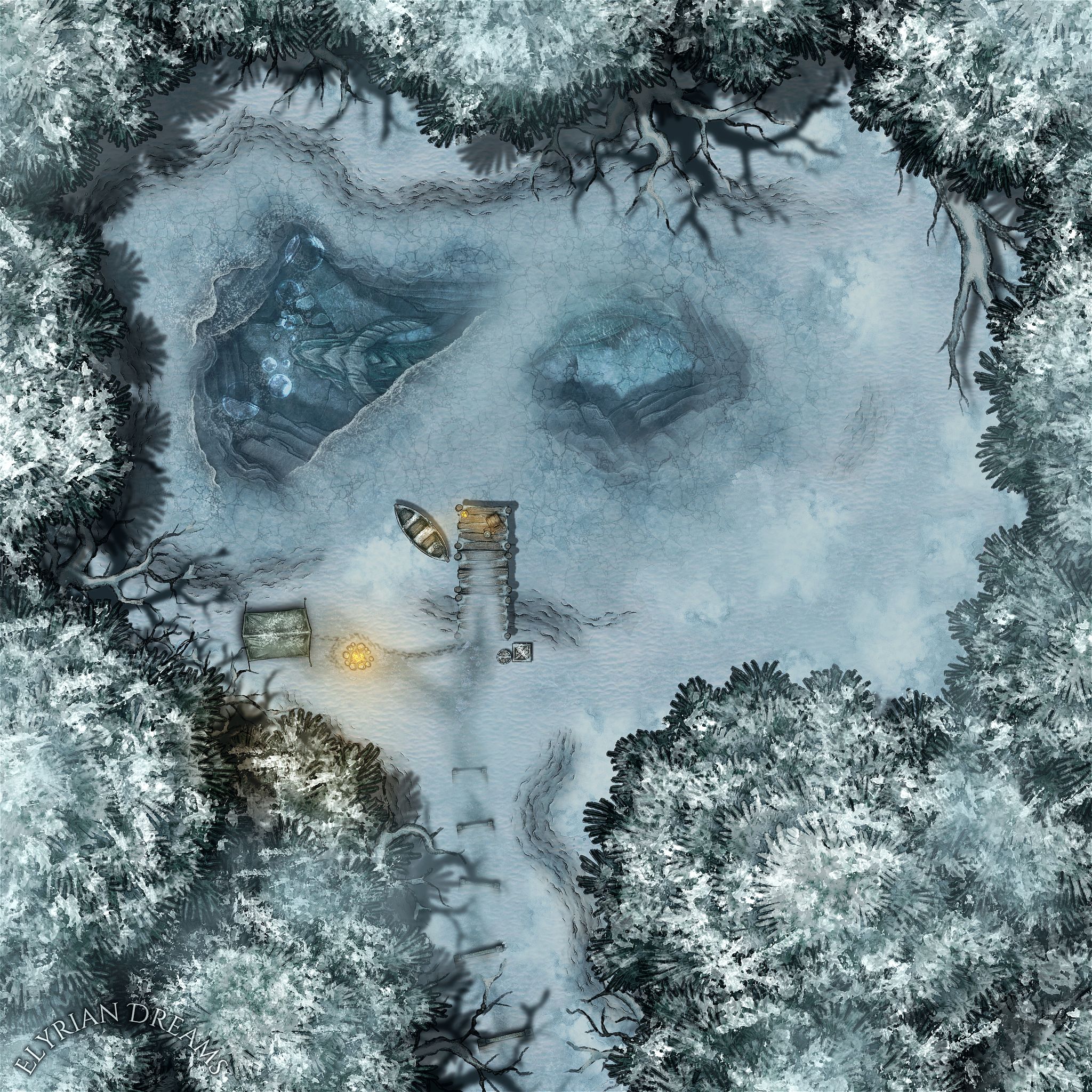 The Frozen Glade | Inkarnate - Create Fantasy Maps Online