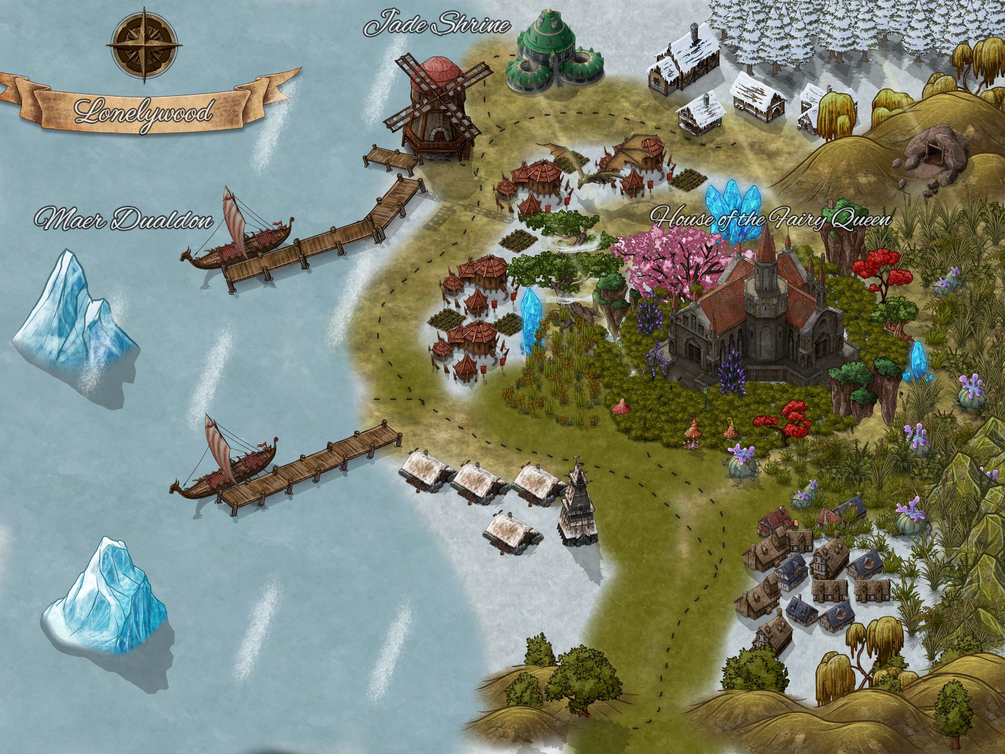 Lonelywood | Inkarnate - Create Fantasy Maps Online
