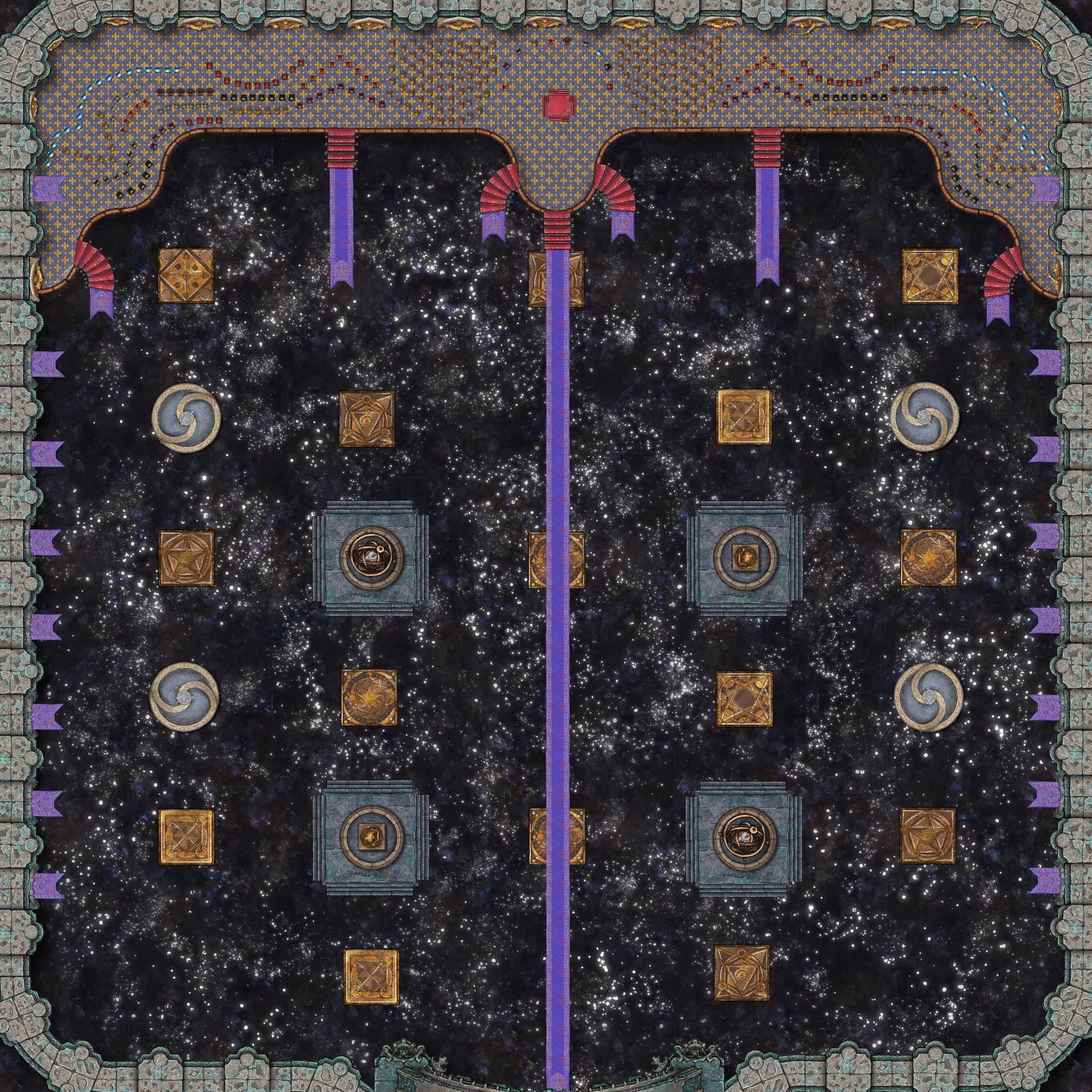 Wizard's Tower- Grand Hall | Inkarnate - Create Fantasy Maps Online