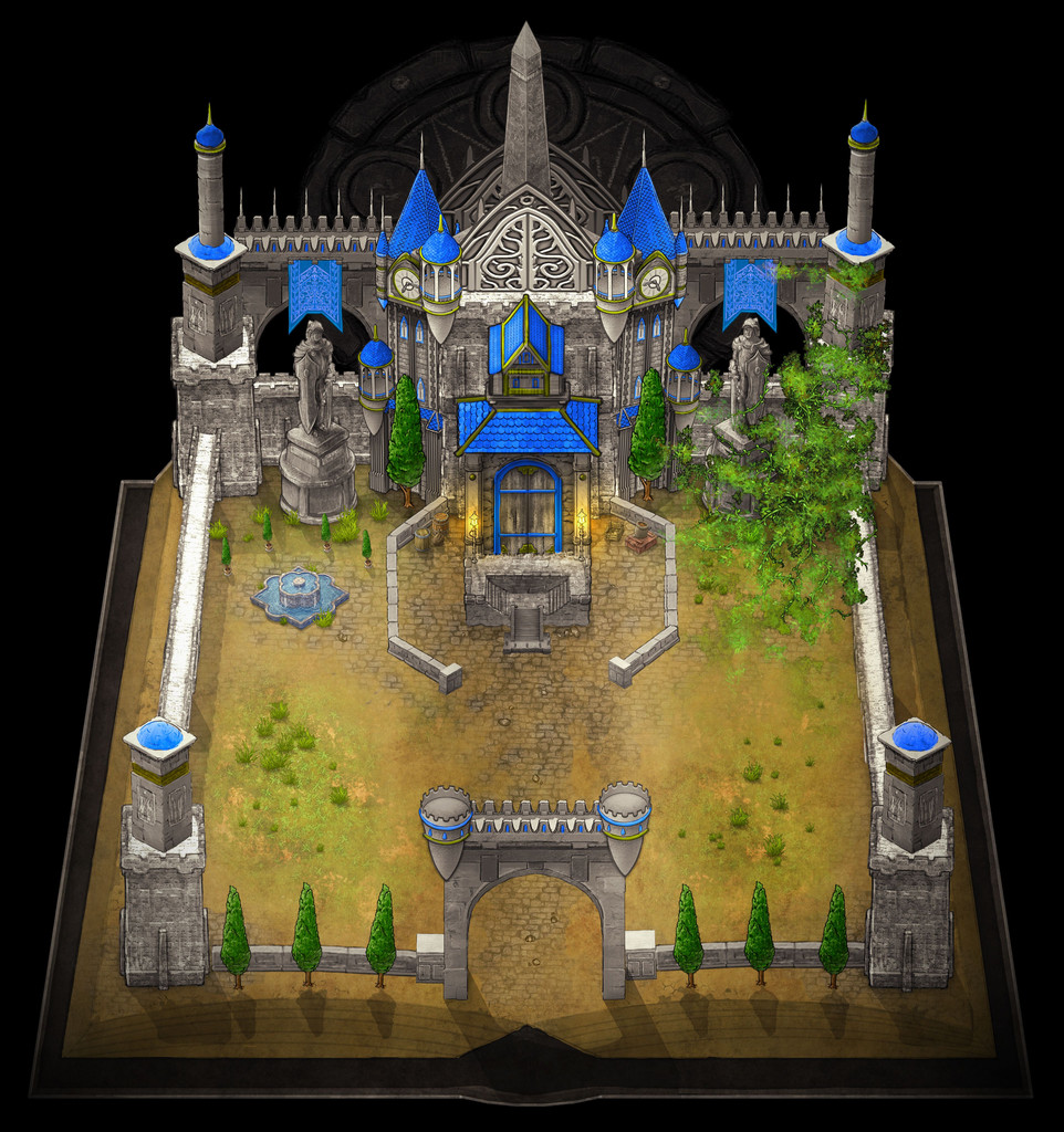 Castle Bailey Book Battlemap | Inkarnate - Create Fantasy Maps Online