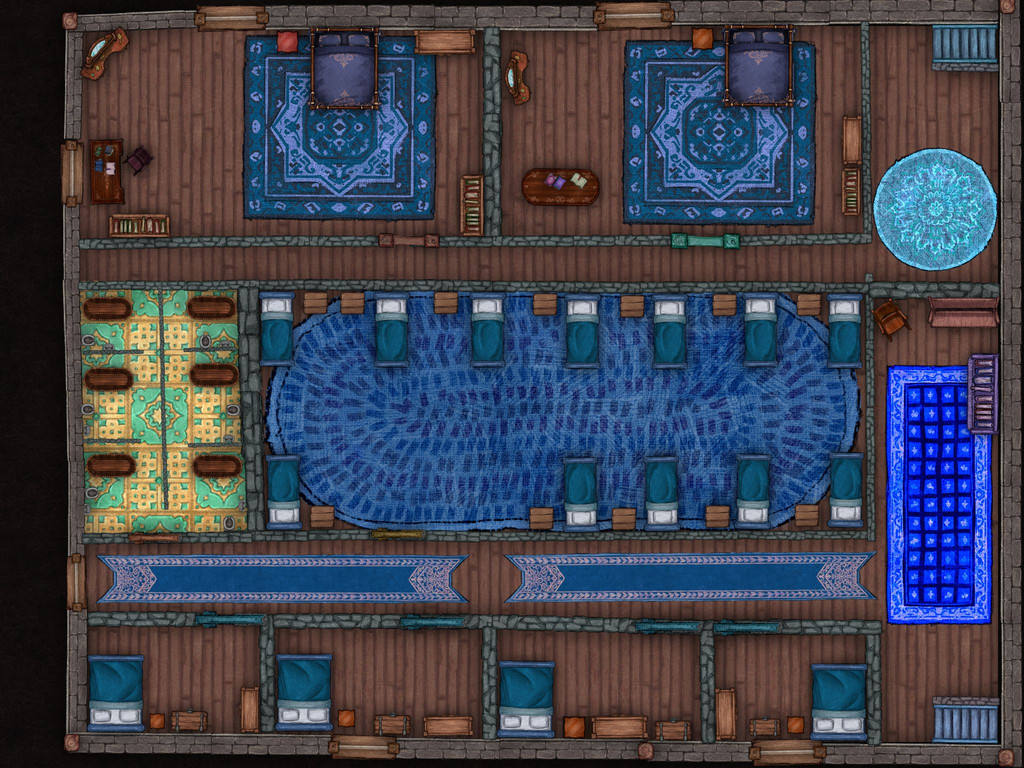 bluebell inn rooms/ 2nd floor | Inkarnate - Create Fantasy Maps Online