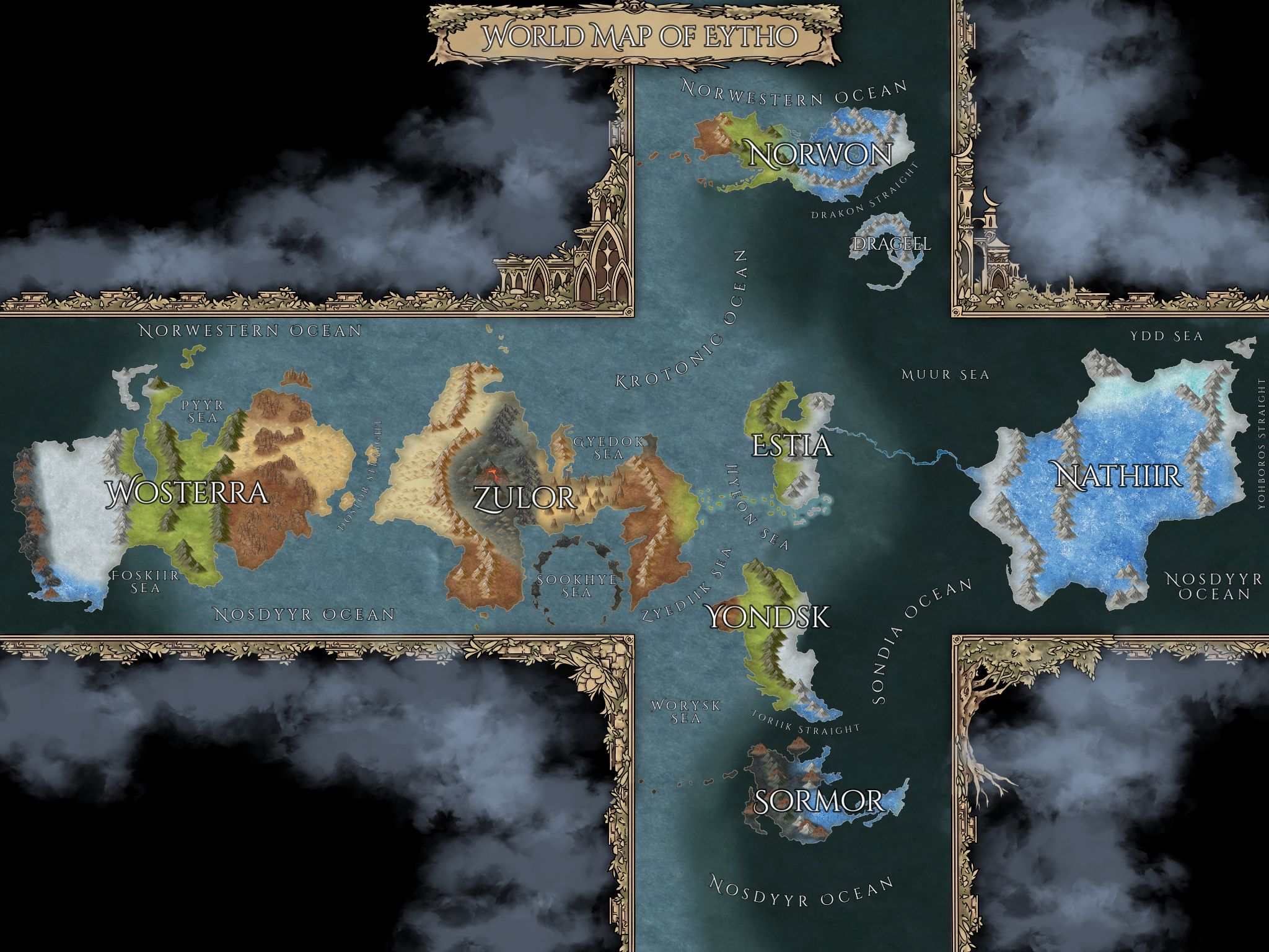 World Map - Eytho | Inkarnate - Create Fantasy Maps Online