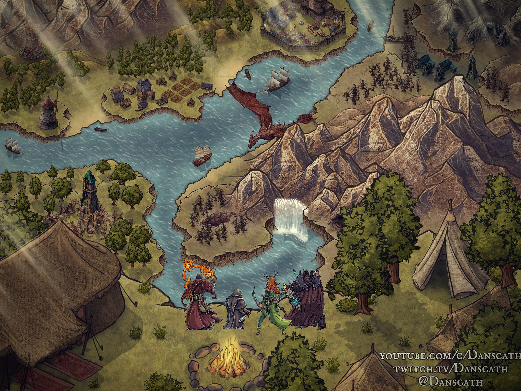 The true Seekers | Inkarnate - Create Fantasy Maps Online