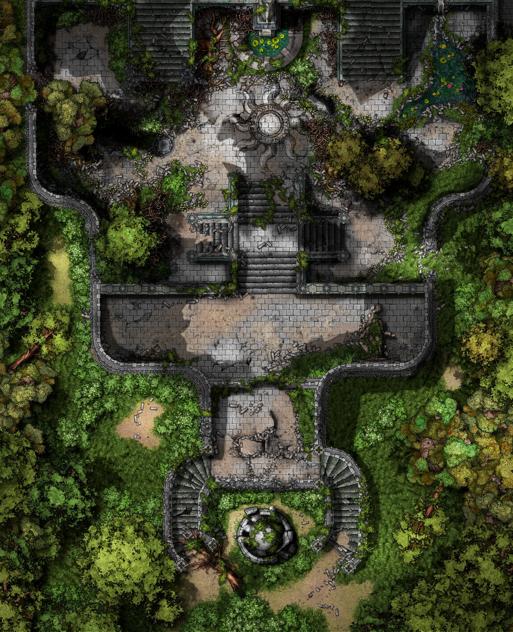 Elvish Ruins 1 | Inkarnate - Create Fantasy Maps Online