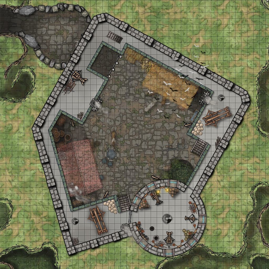 HotDQ - Greenest Keep - Level 4 | Inkarnate - Create Fantasy Maps Online