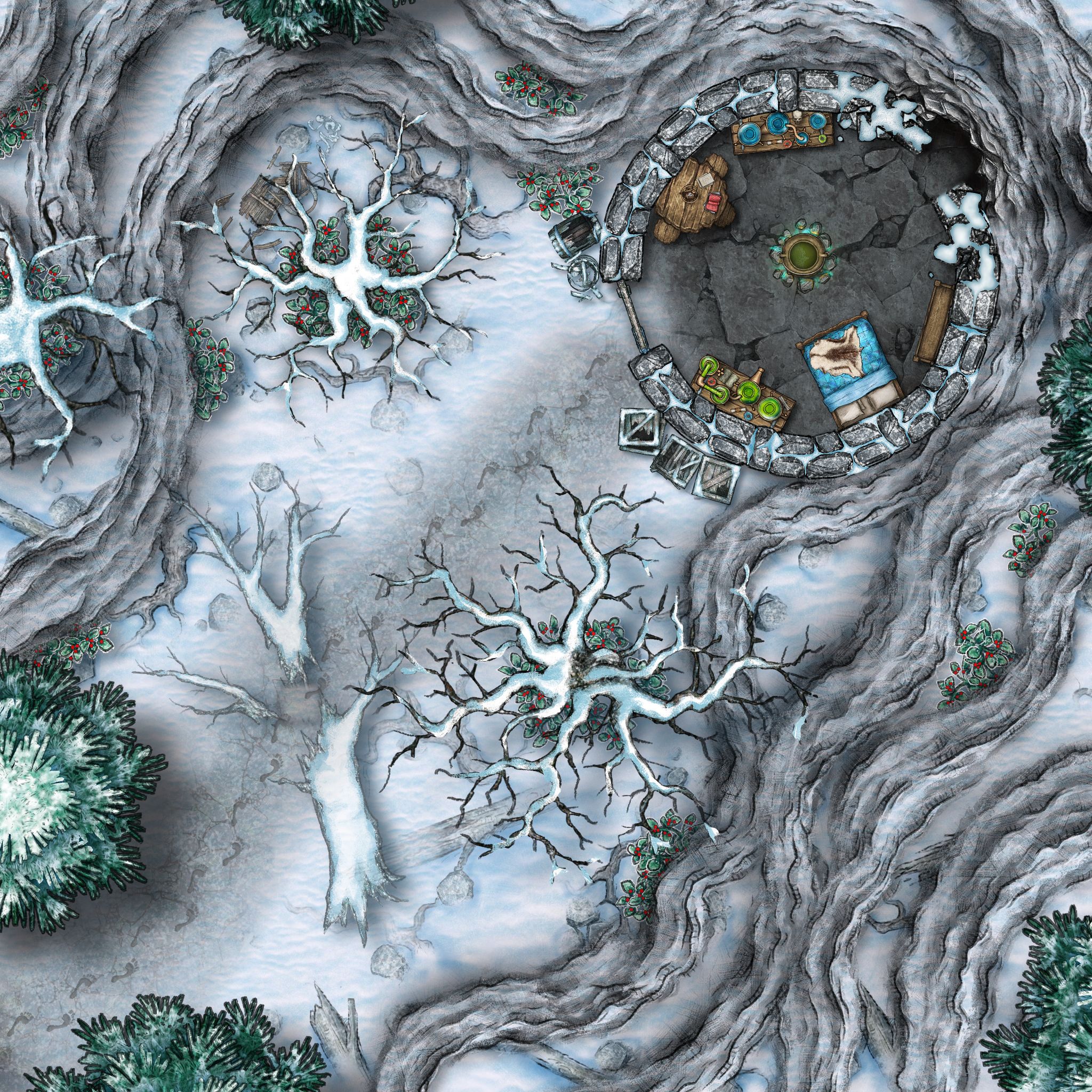 AOG LOCATION - Home of the Ice Witch | Inkarnate - Create Fantasy Maps ...
