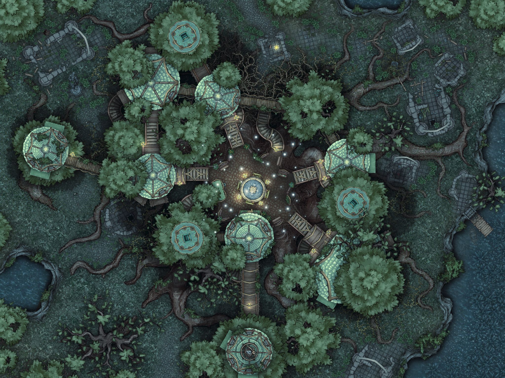 Elven Great Grandmother Oak | Inkarnate - Create Fantasy Maps Online Elven Great Grandmother Oak | Inkarnate - Create Fantasy Maps Online
