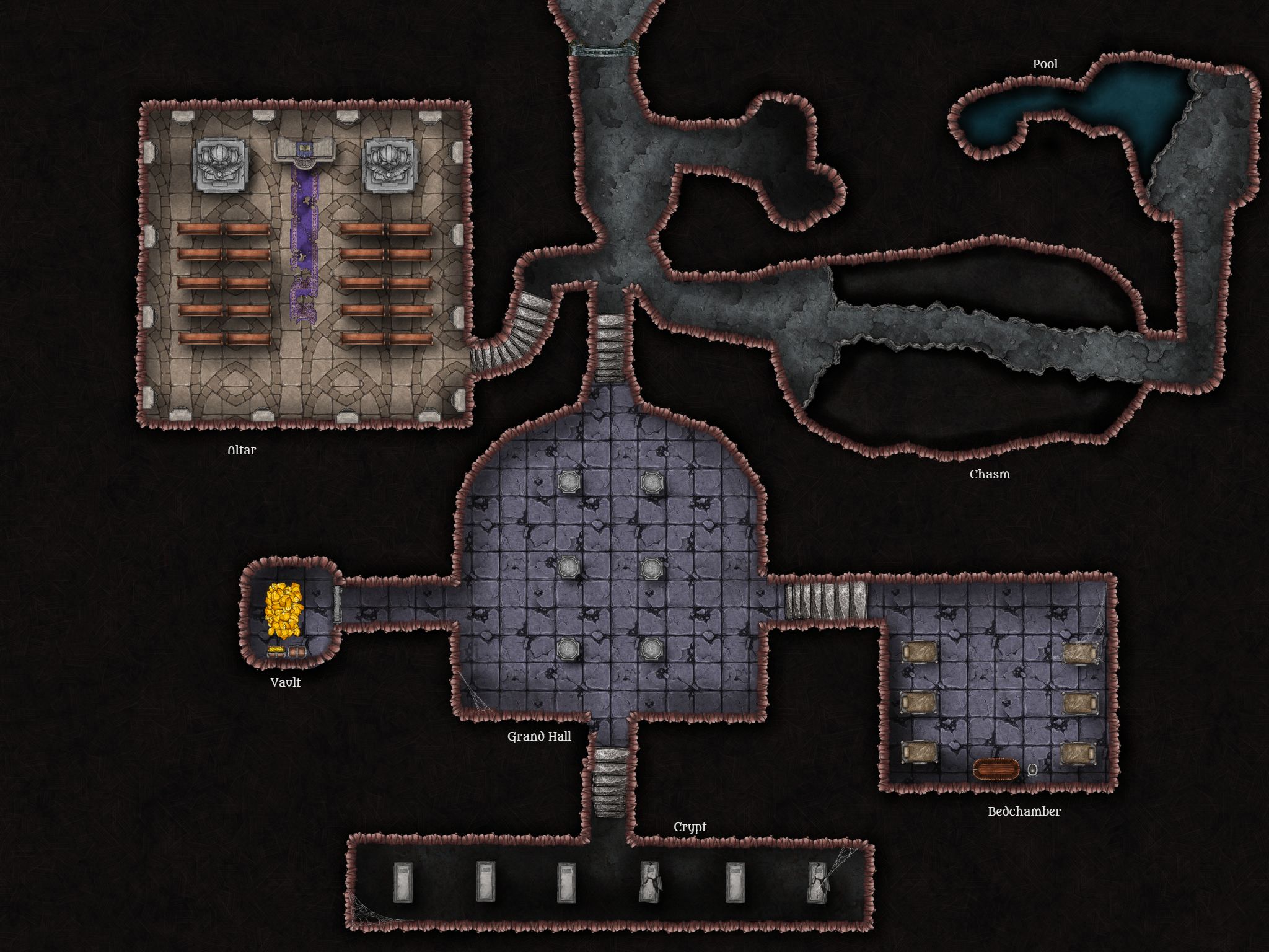 Killingna Cavern | Inkarnate - Create Fantasy Maps Online