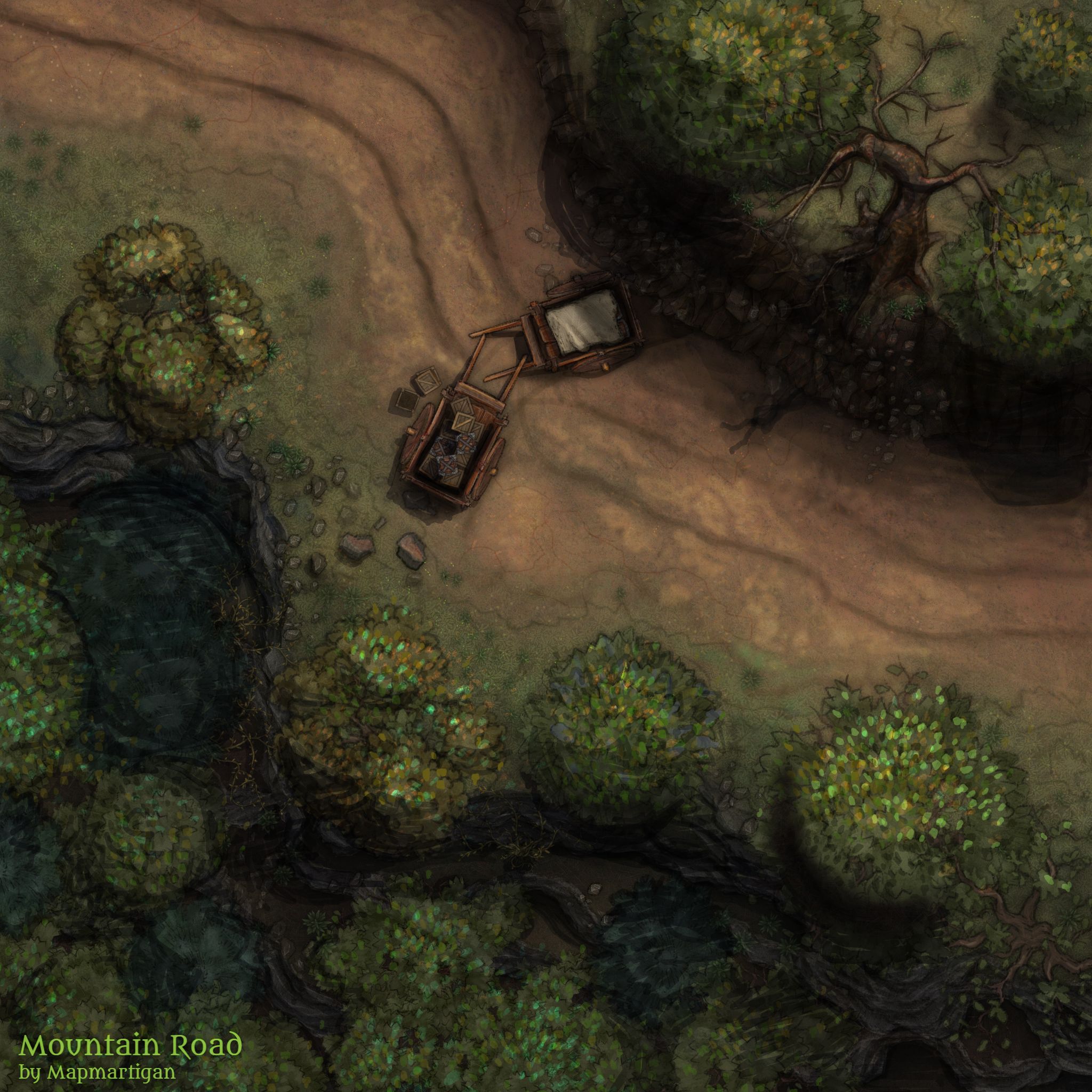 Mountain Road | Inkarnate - Create Fantasy Maps Online