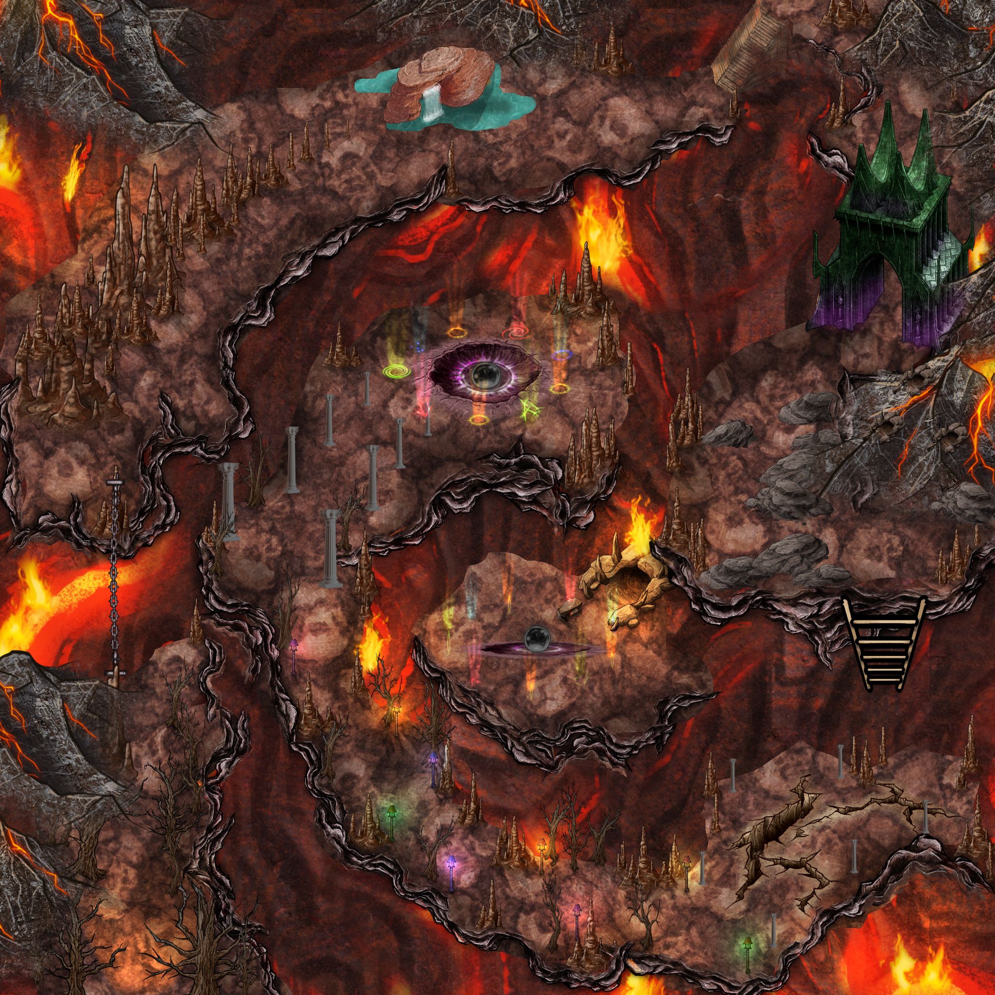 The Descent | Inkarnate - Create Fantasy Maps Online