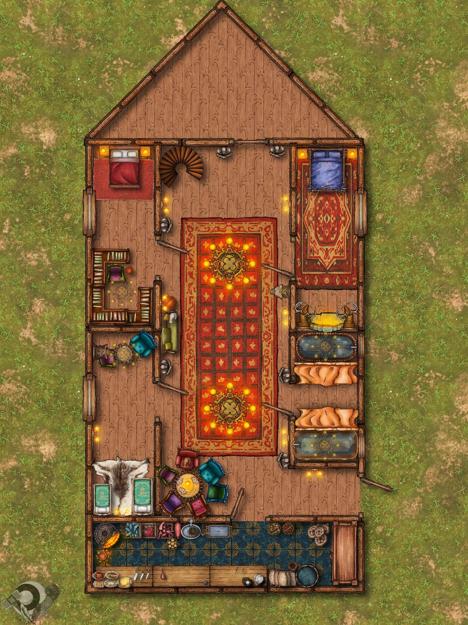 Whie Giant the magic Cart | Inkarnate - Create Fantasy Maps Online