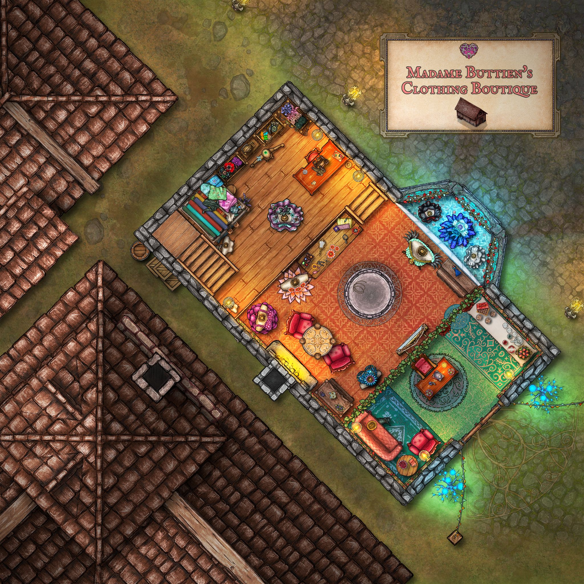 Lingan: Artisan Quarter - Madame Buttien's Clothing Boutique: Tailor ...