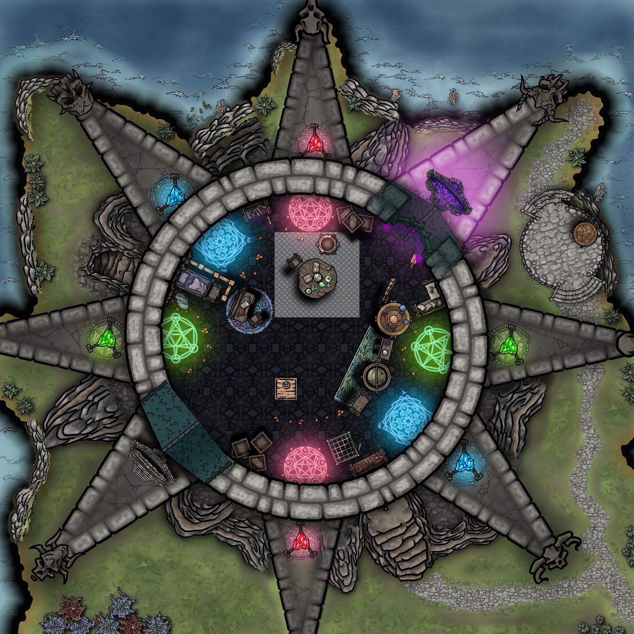 Failed Experiment? Wizard Tower | Inkarnate - Create Fantasy Maps Online