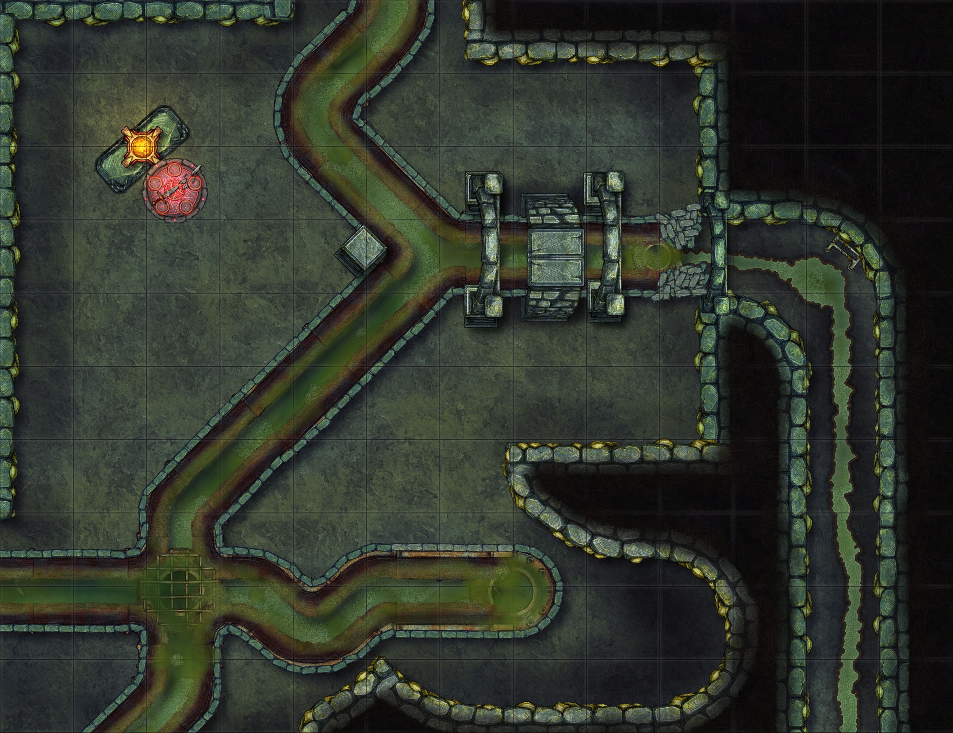 Kestel Sewers | Inkarnate - Create Fantasy Maps Online