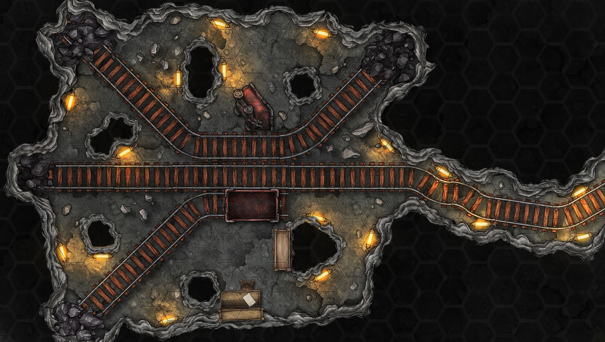 Collapsed mine | Inkarnate - Create Fantasy Maps Online