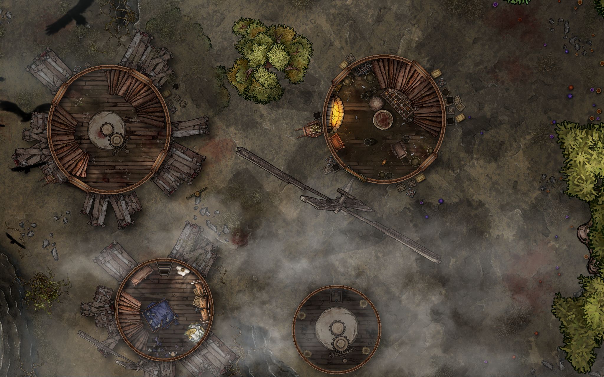The Old Bonegrinder Multi-Level Map | Inkarnate - Create Fantasy Maps ...