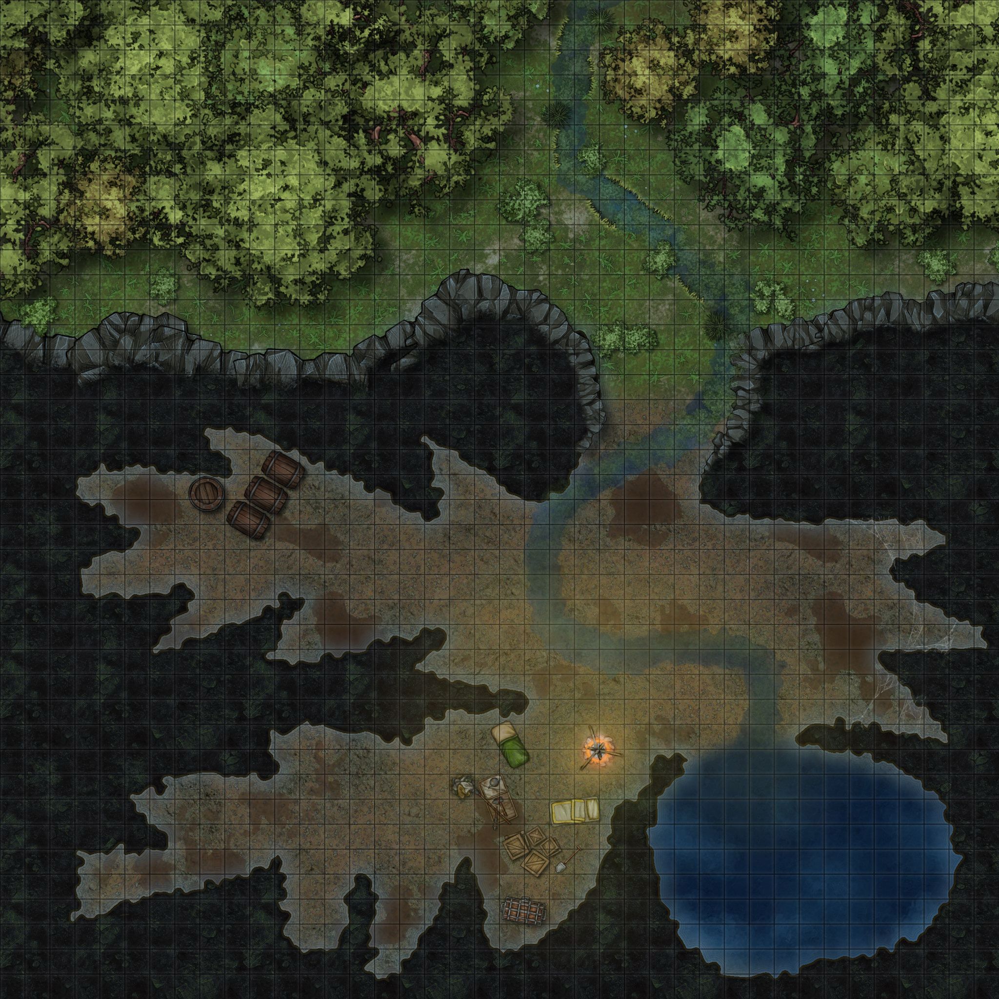 Zetharin cavern | Inkarnate - Create Fantasy Maps Online