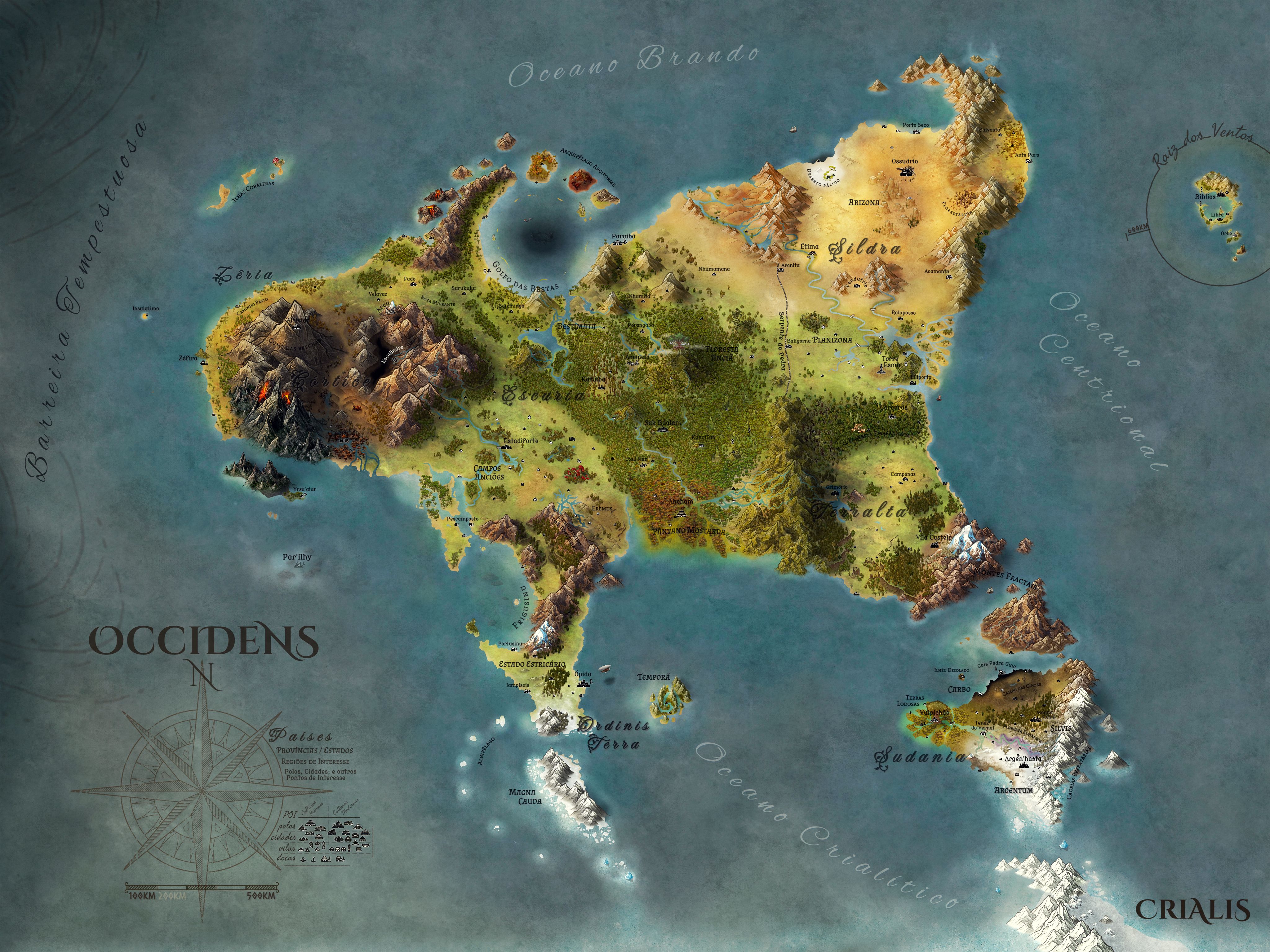 Occidens | Inkarnate - Create Fantasy Maps Online