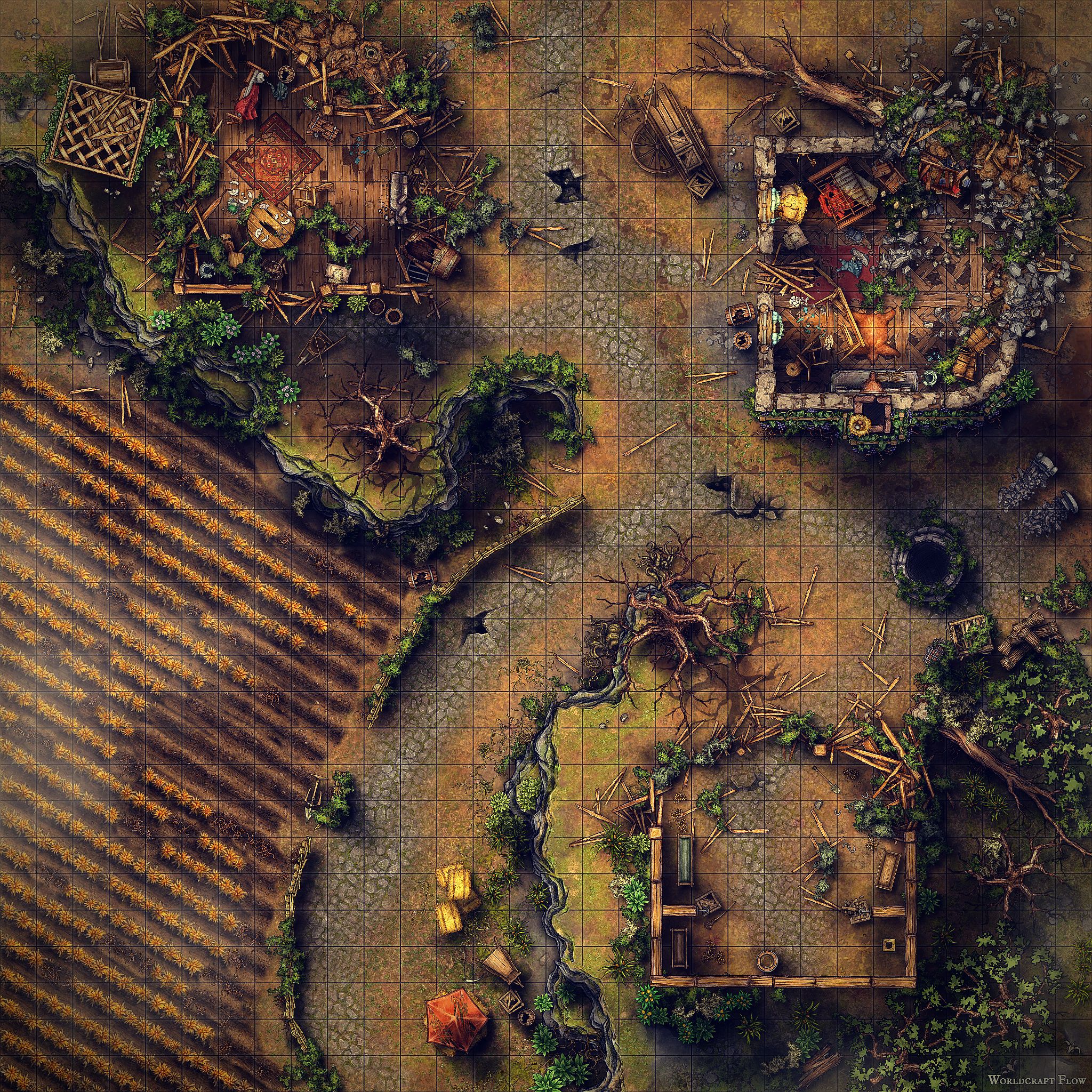 Ruined farm | Inkarnate - Create Fantasy Maps Online