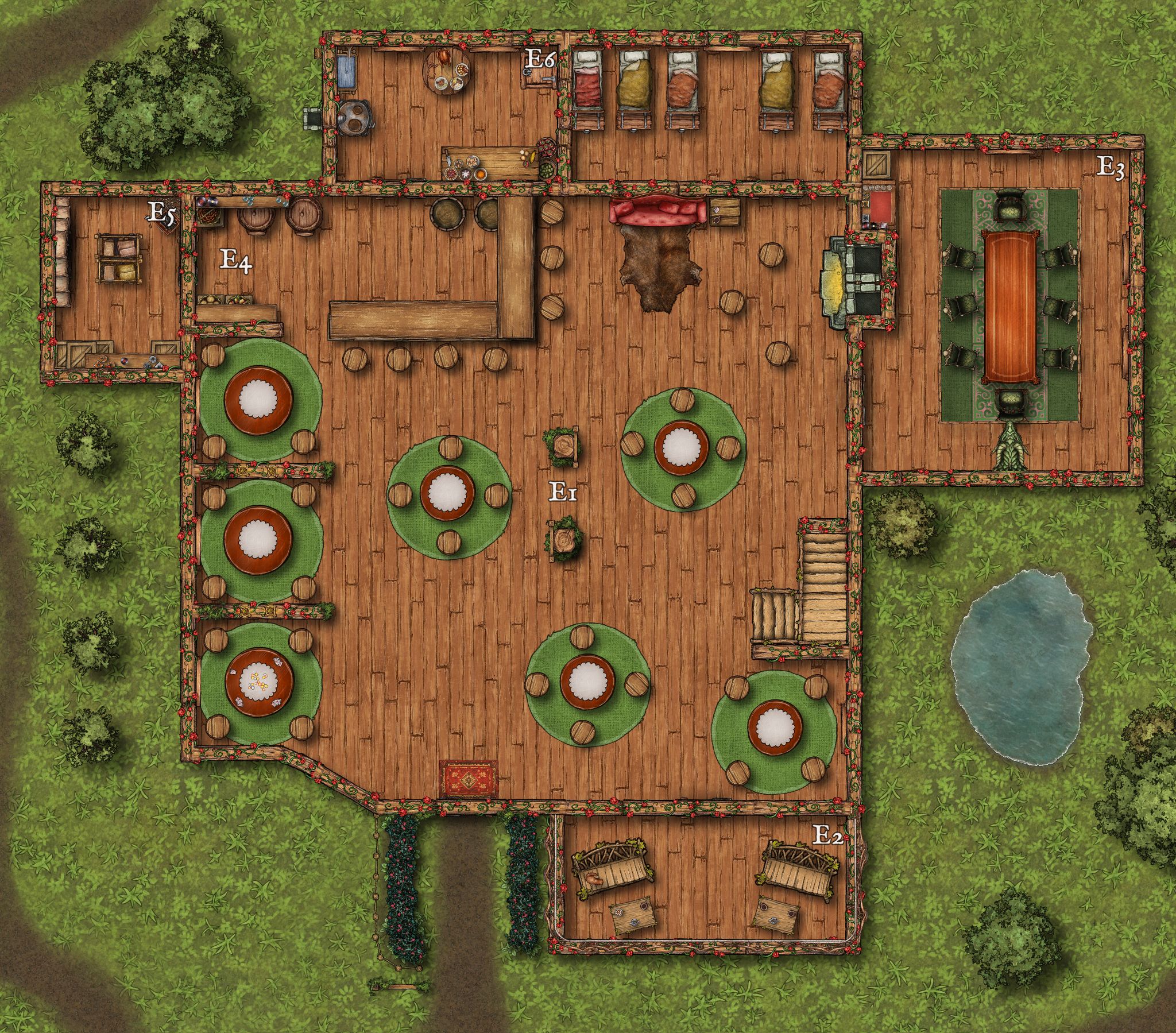 Elfsong Tavern 1F Inkarnate Create Fantasy Maps Online