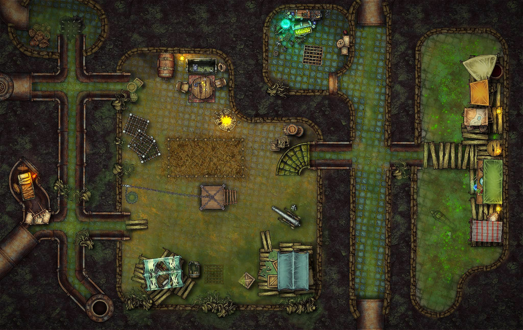 The sewers | Inkarnate - Create Fantasy Maps Online
