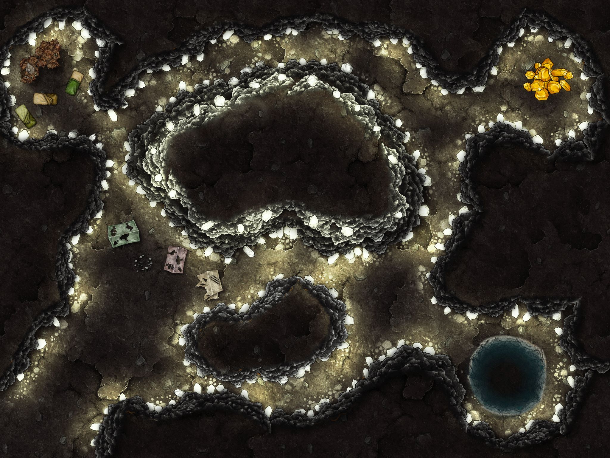 Great Maze Ghost Rock Cavern (DEADLANDS) | Inkarnate - Create Fantasy ...