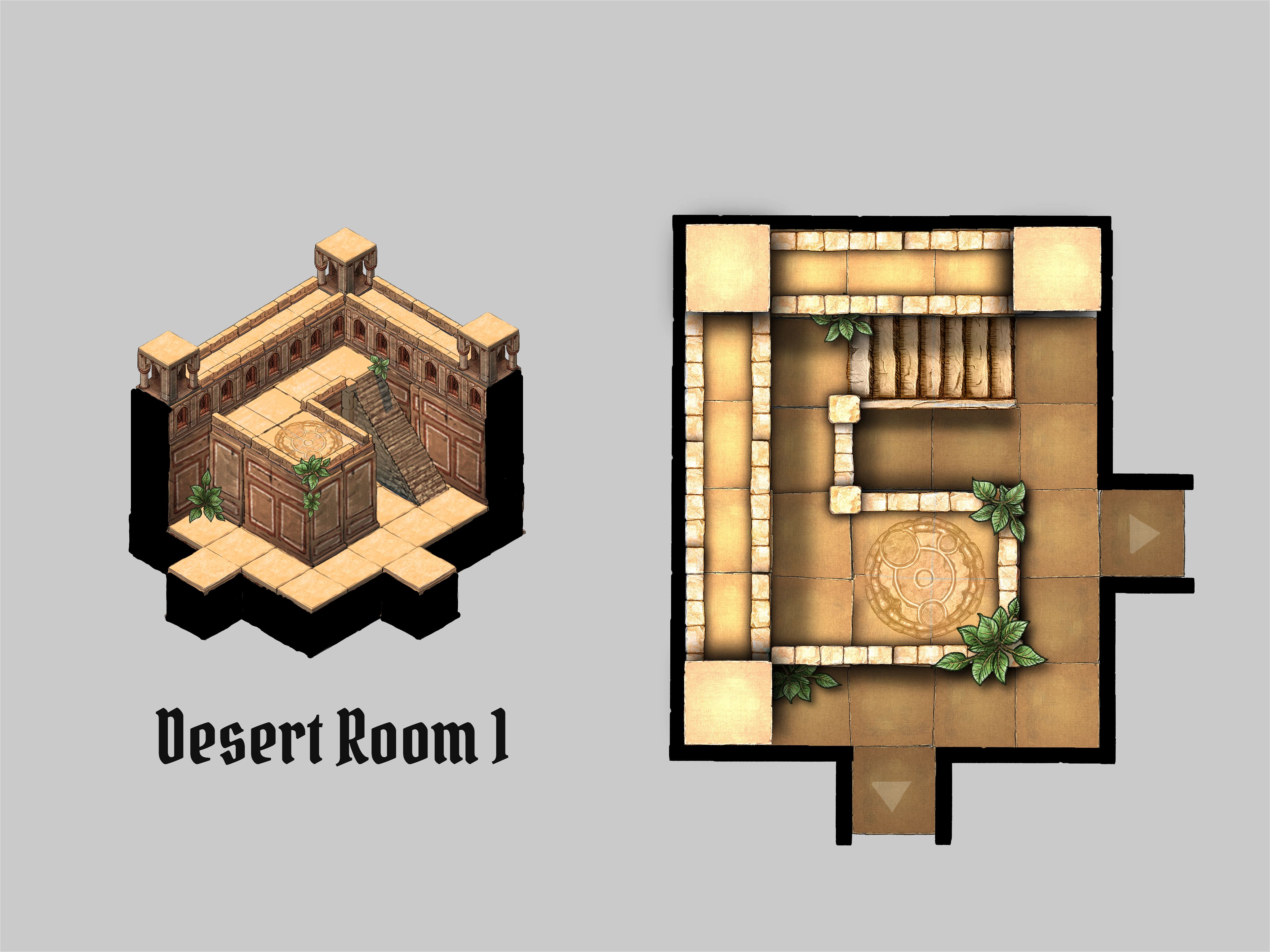 Desert Isometric & Battlemap | Inkarnate - Create Fantasy Maps Online