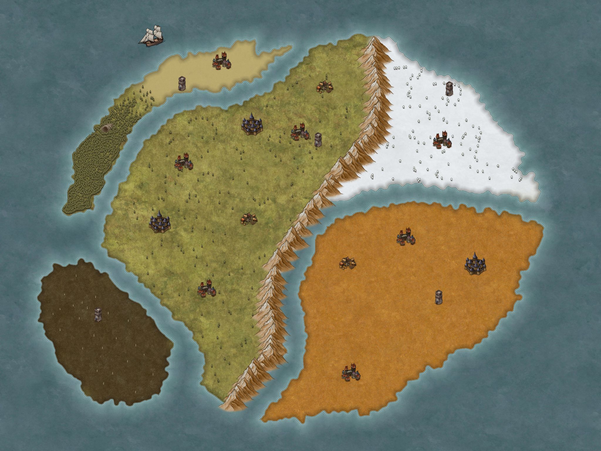 Map for a game | Inkarnate - Create Fantasy Maps Online