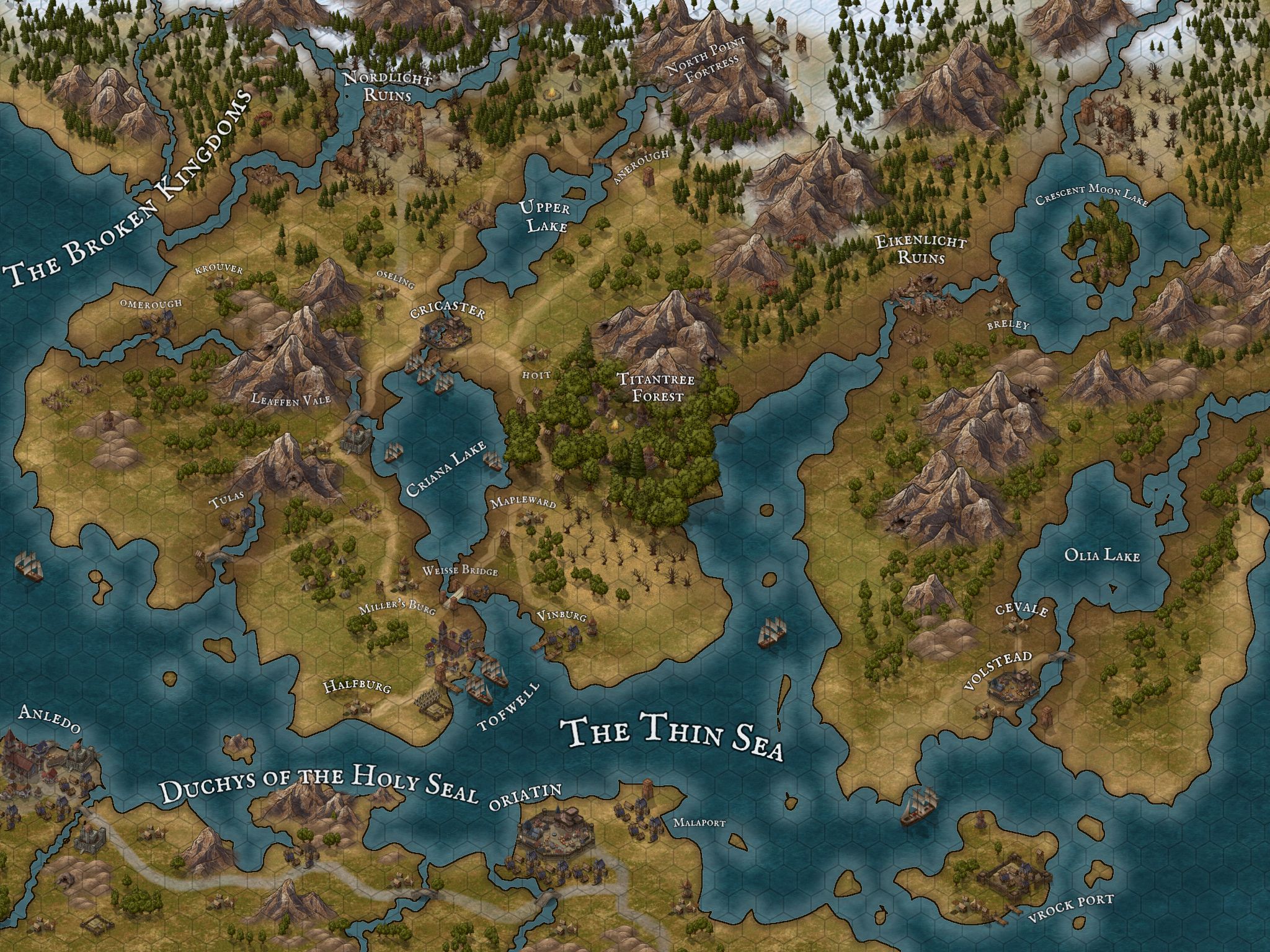 Northern Lands | Inkarnate - Create Fantasy Maps Online