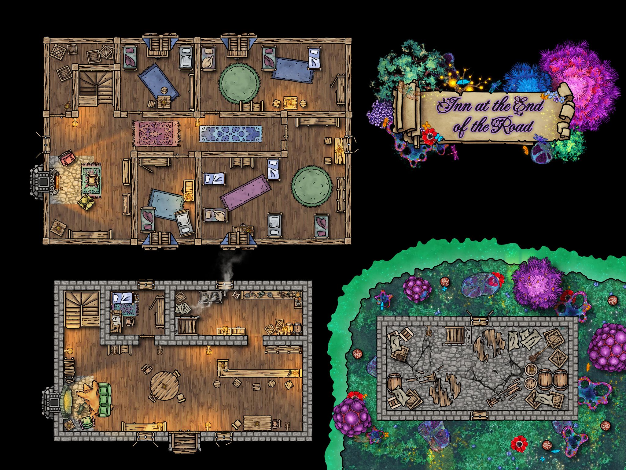 Inn at the End of the Road | Inkarnate - Create Fantasy Maps Online