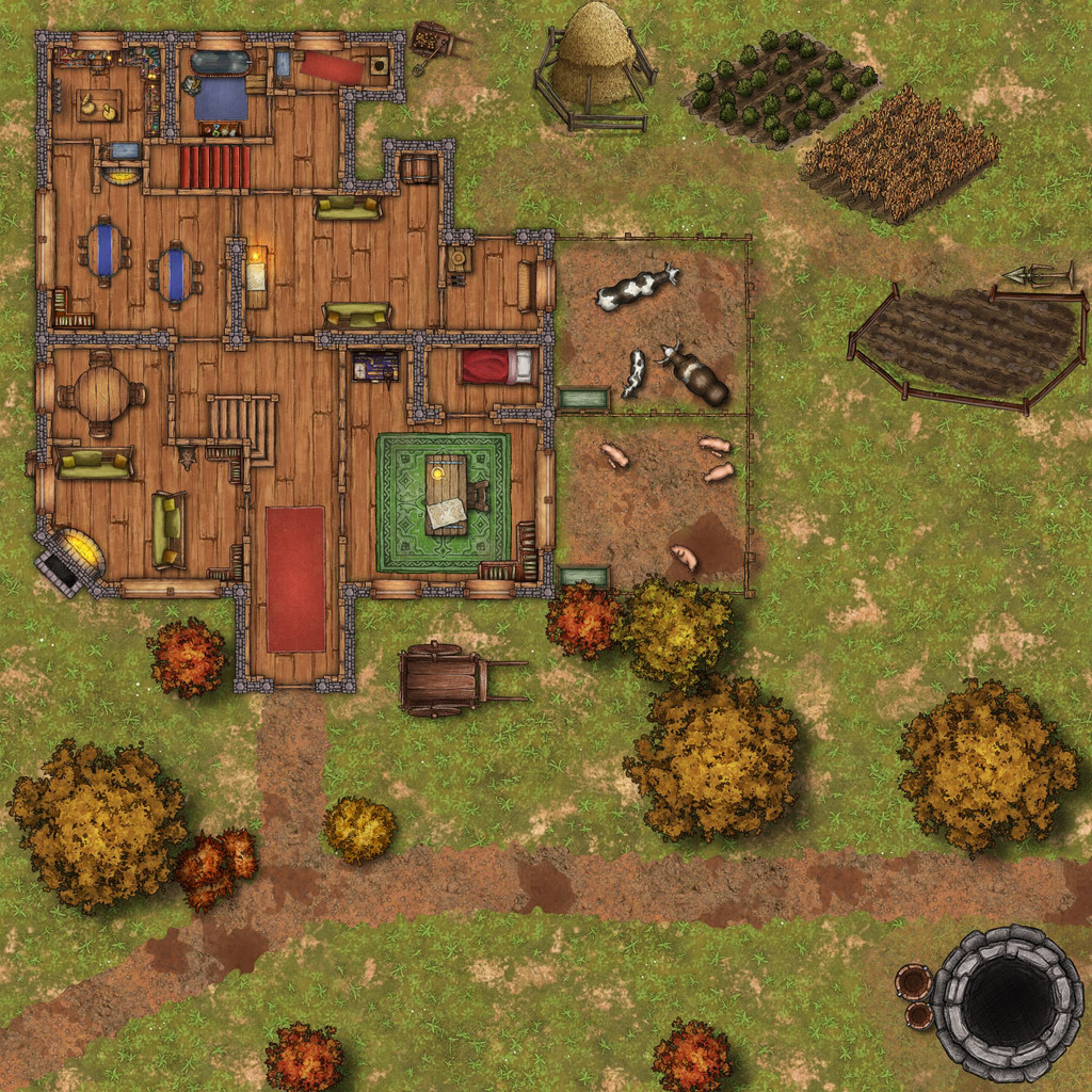 Nightjar Castle 1st Floor | Inkarnate - Create Fantasy Maps Online
