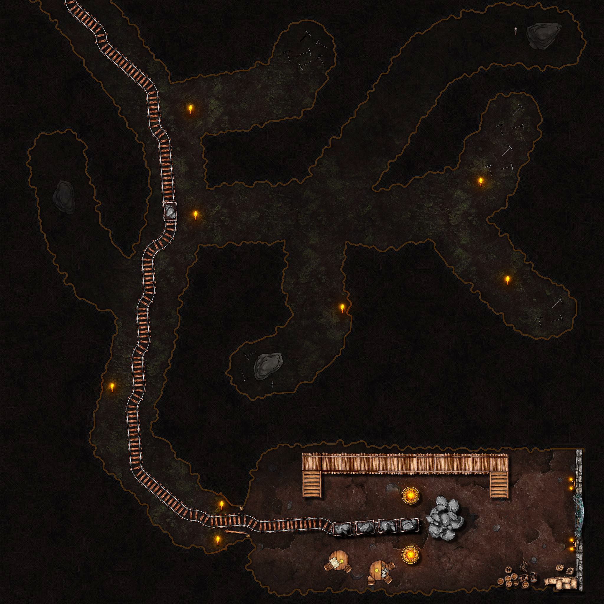 Deadmines - 2 - Rhahk'zor | Inkarnate - Create Fantasy Maps Online