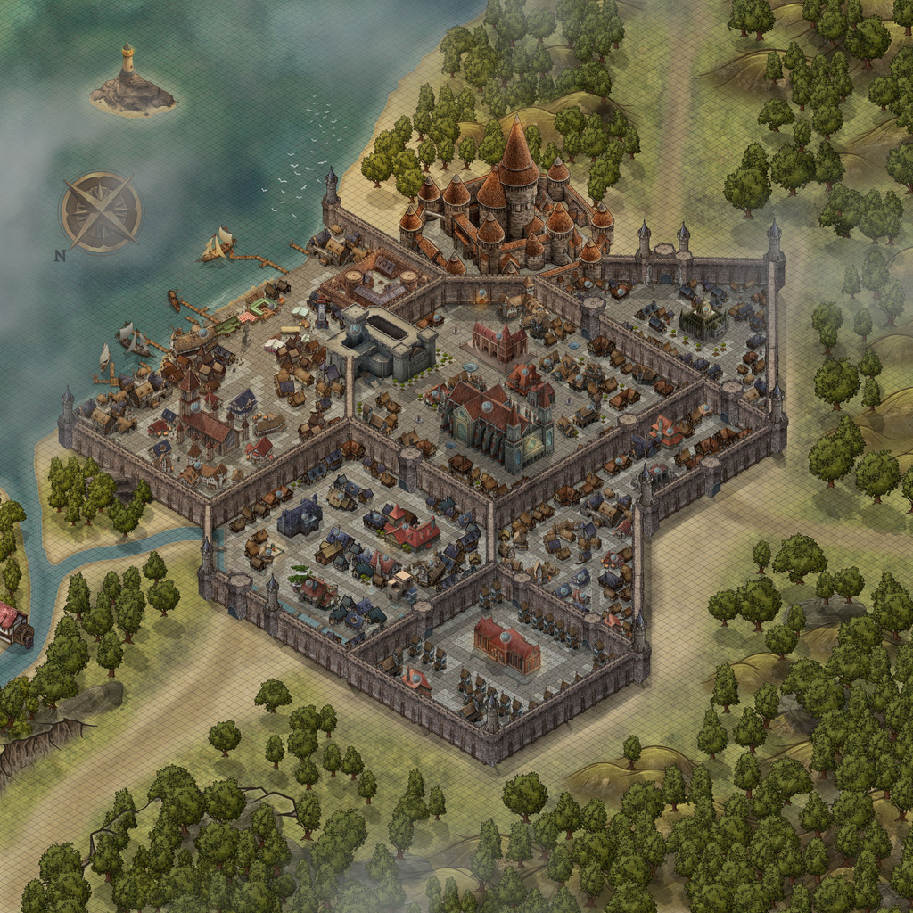 Triboar Trail Bridge Crossing | Inkarnate - Create Fantasy Maps Online