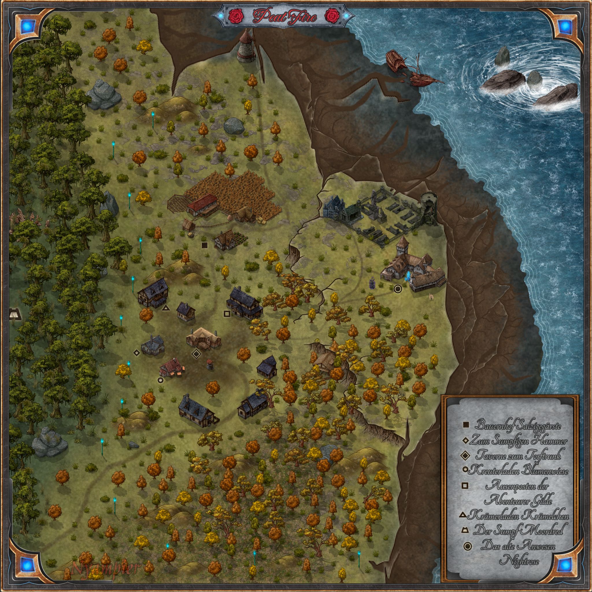 peat fire | Inkarnate - Create Fantasy Maps Online