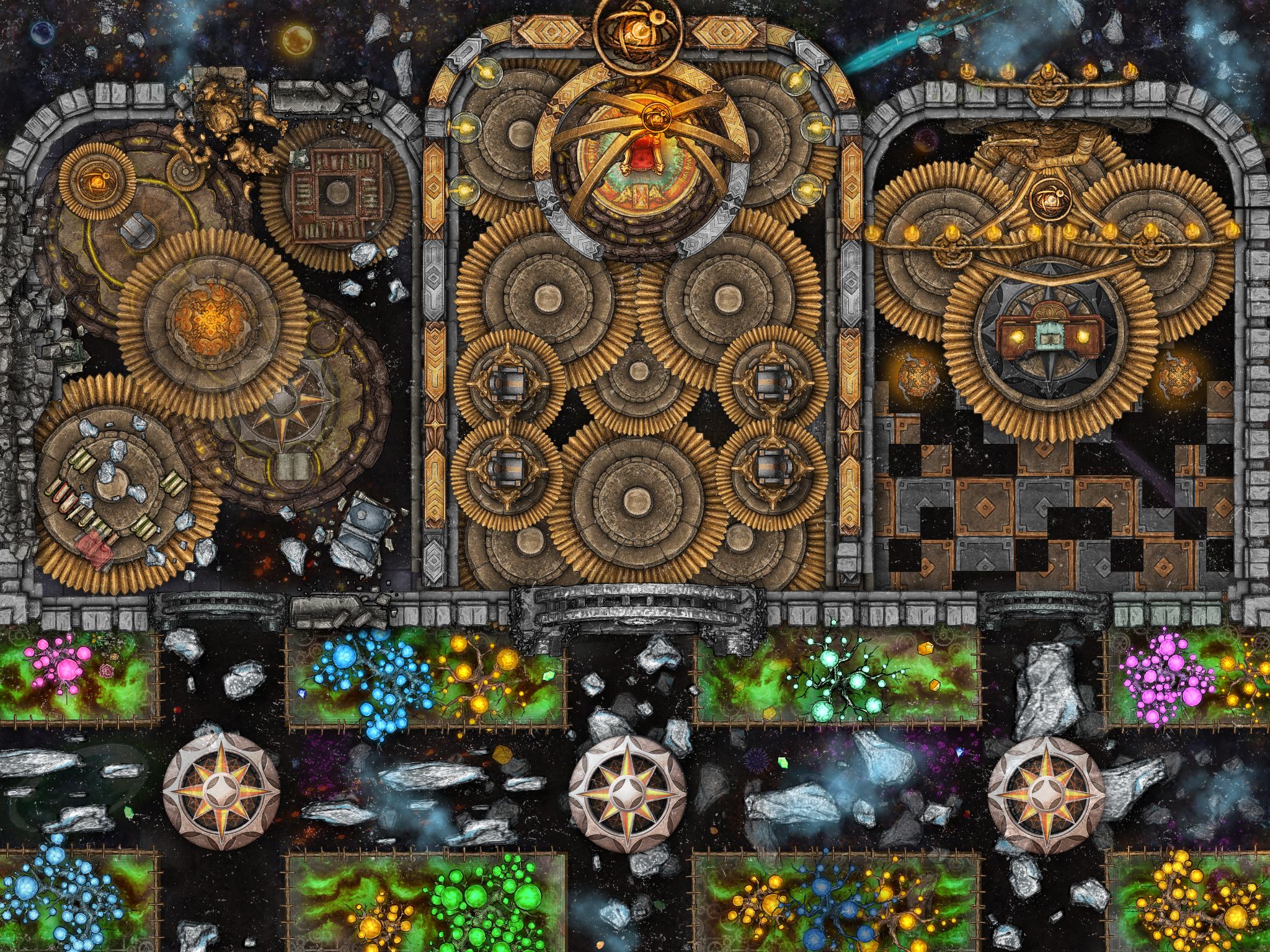 Clockwork Castle | Inkarnate - Create Fantasy Maps Online