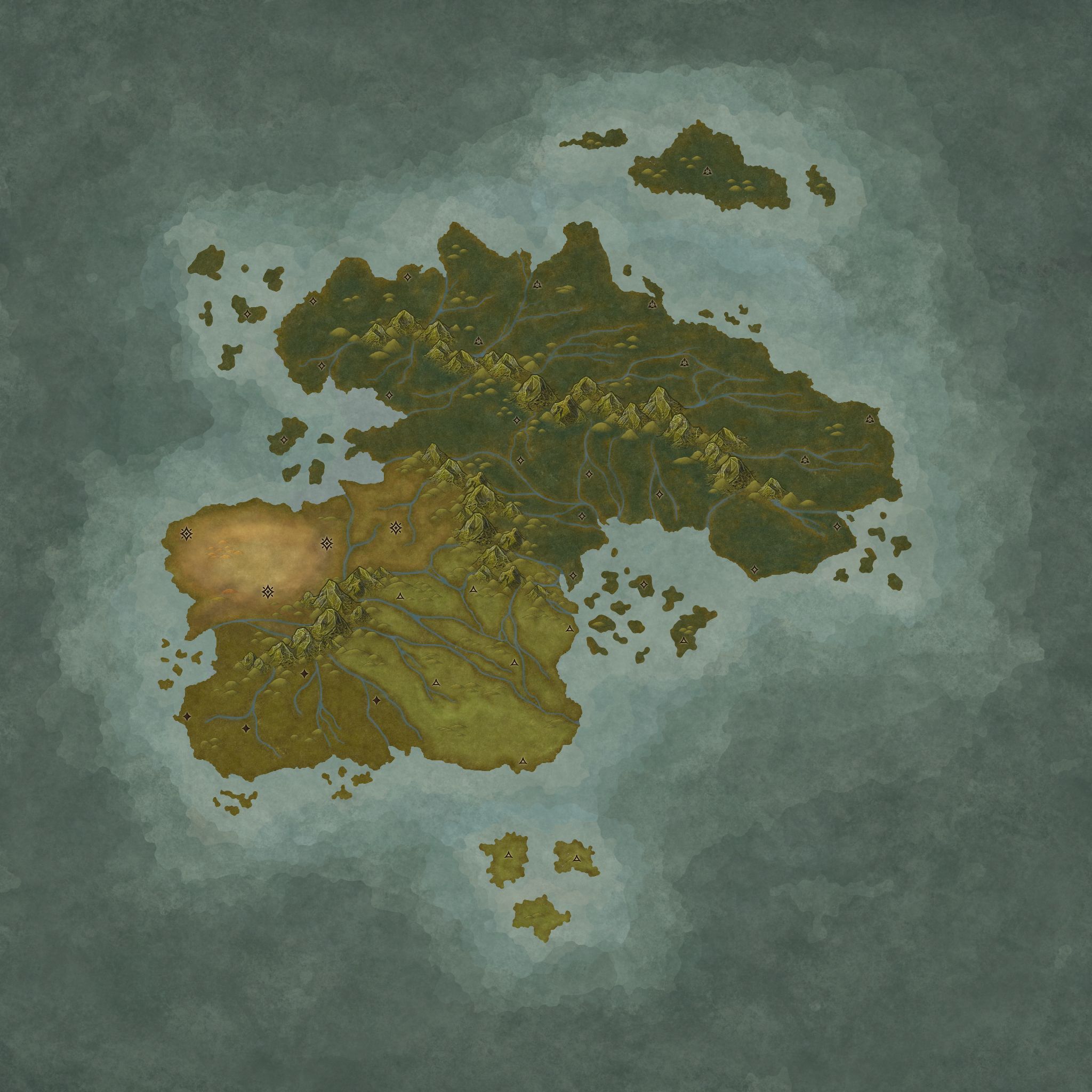 The Continent | Inkarnate - Create Fantasy Maps Online