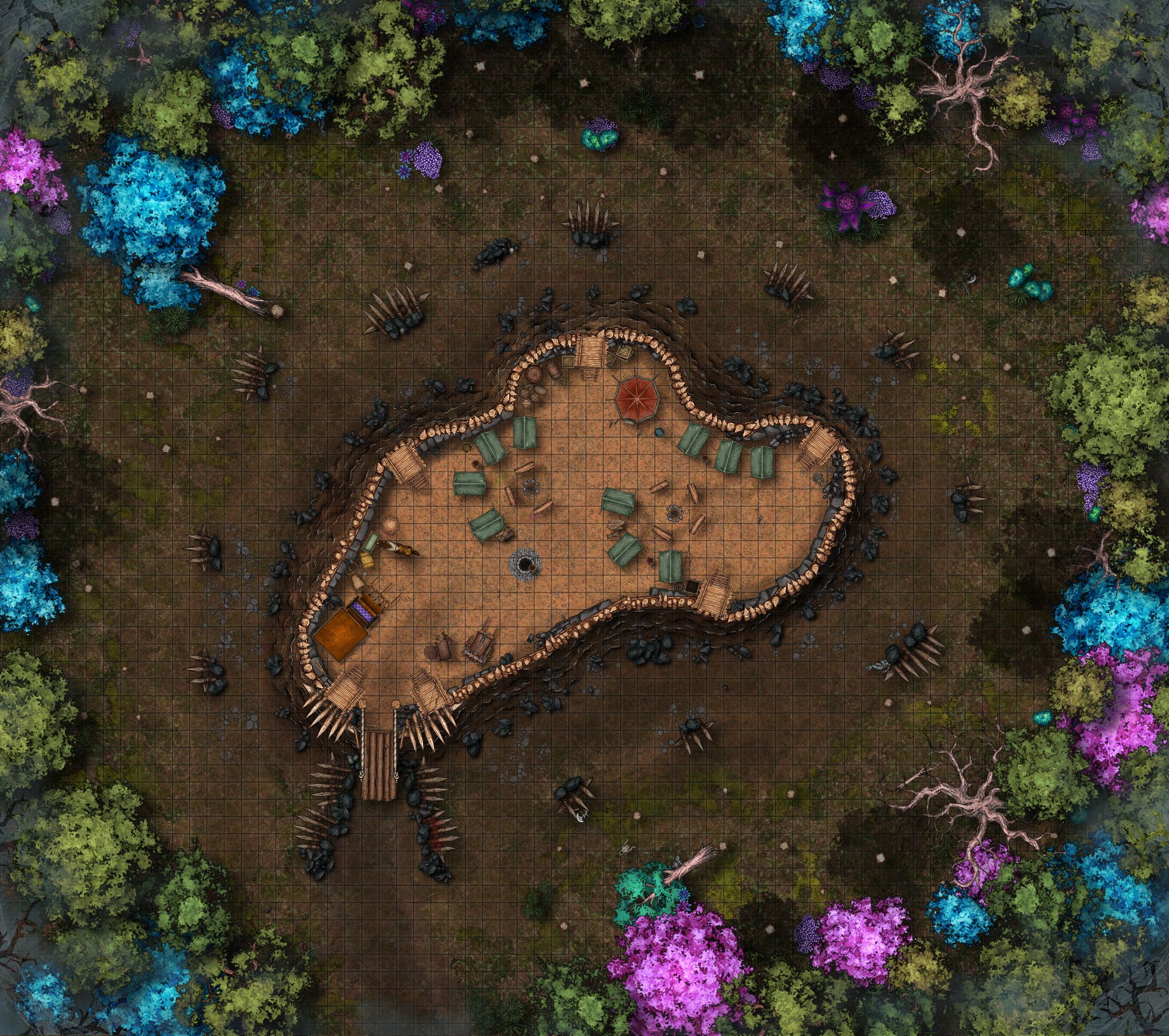 "Kleinfort" Encounter | Inkarnate - Create Fantasy Maps Online